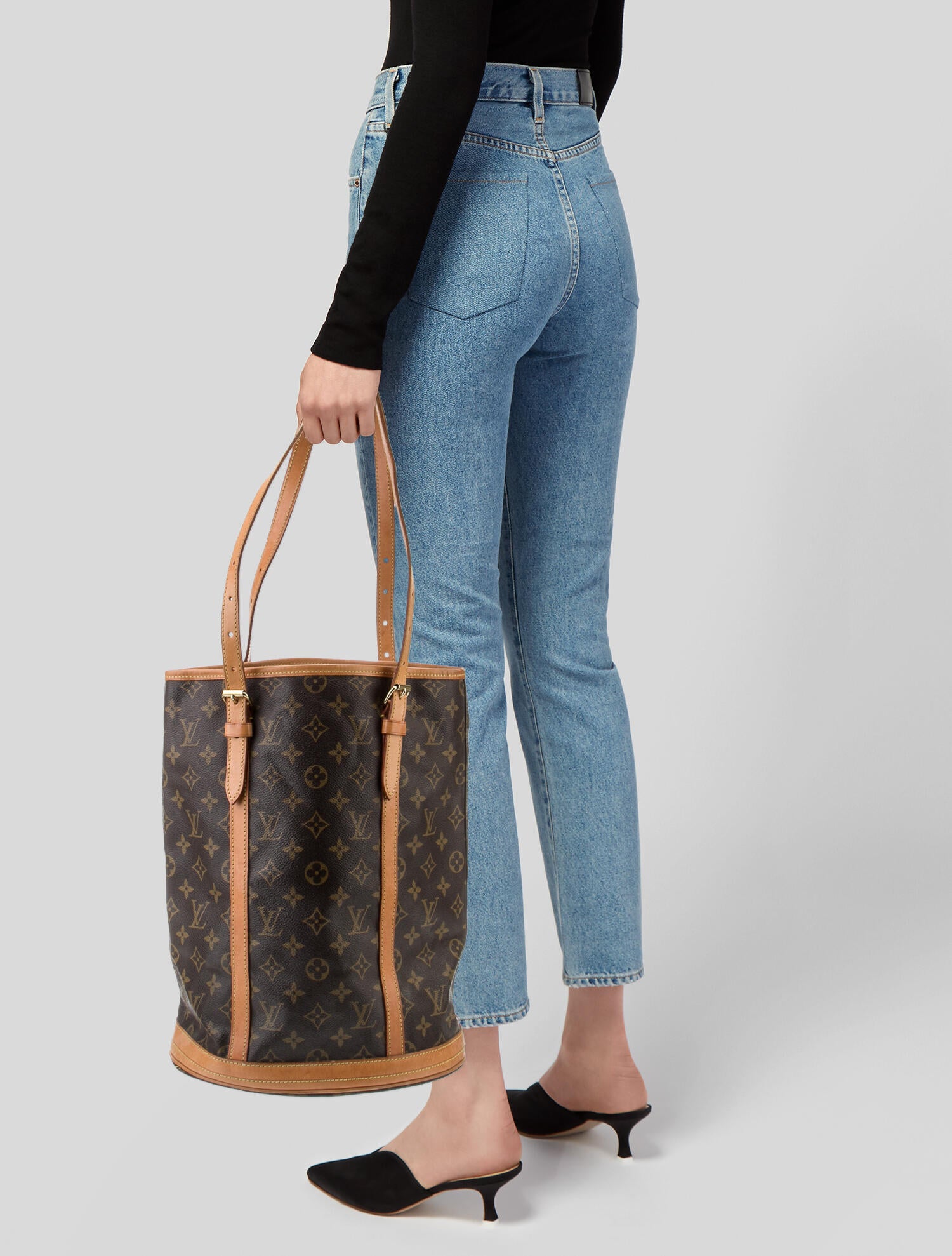 Louis Vuitton Monogram Bucket GM - Brown Bucket Bags, Handbags ...