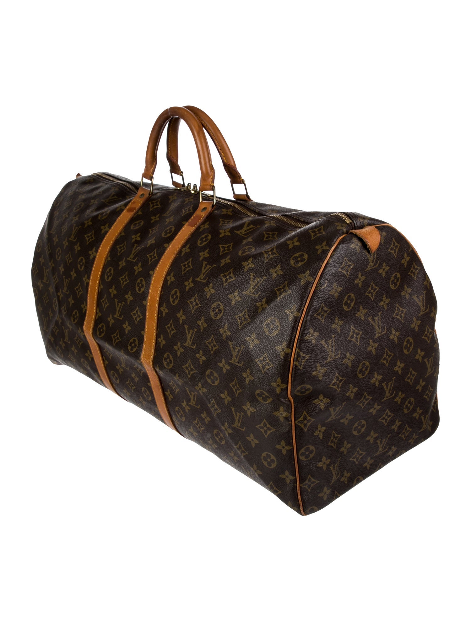Louis Vuitton Monogram Keepall 60 - Brown Luggage and Travel, Handbags - LOU799848 | The RealReal