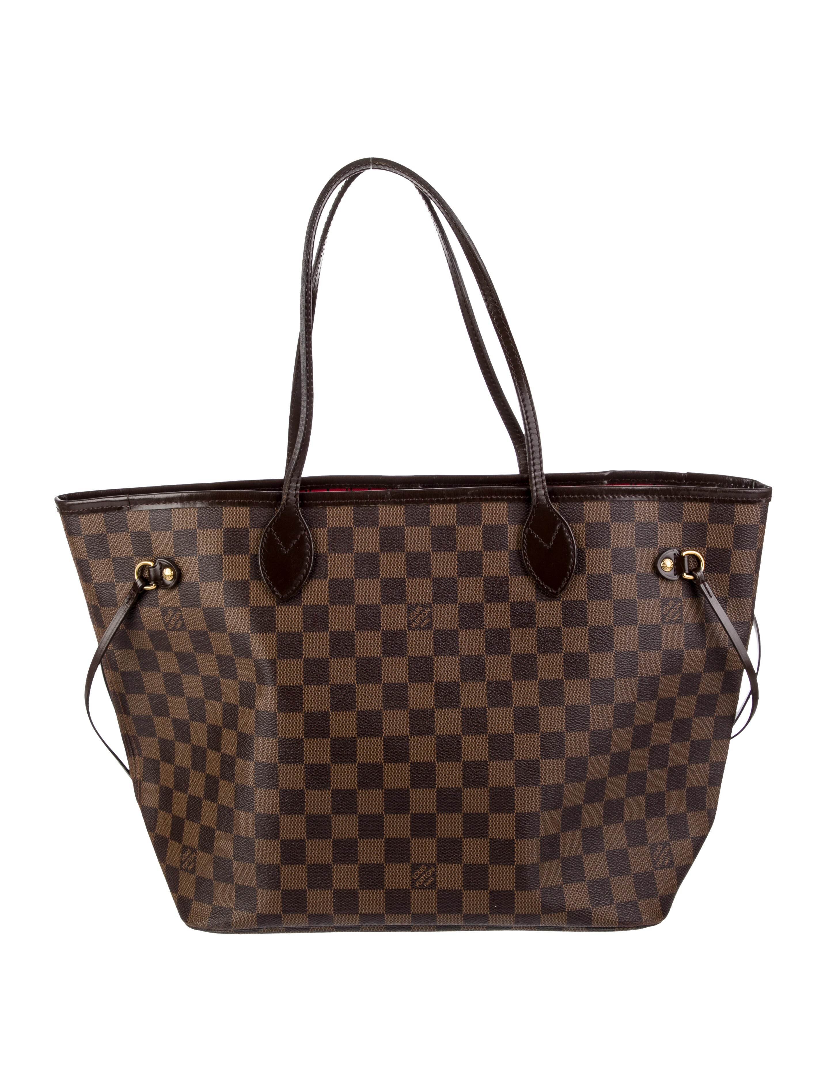 Louis Vuitton Damier Ebene Neverfull MM - Brown Totes, Handbags ...