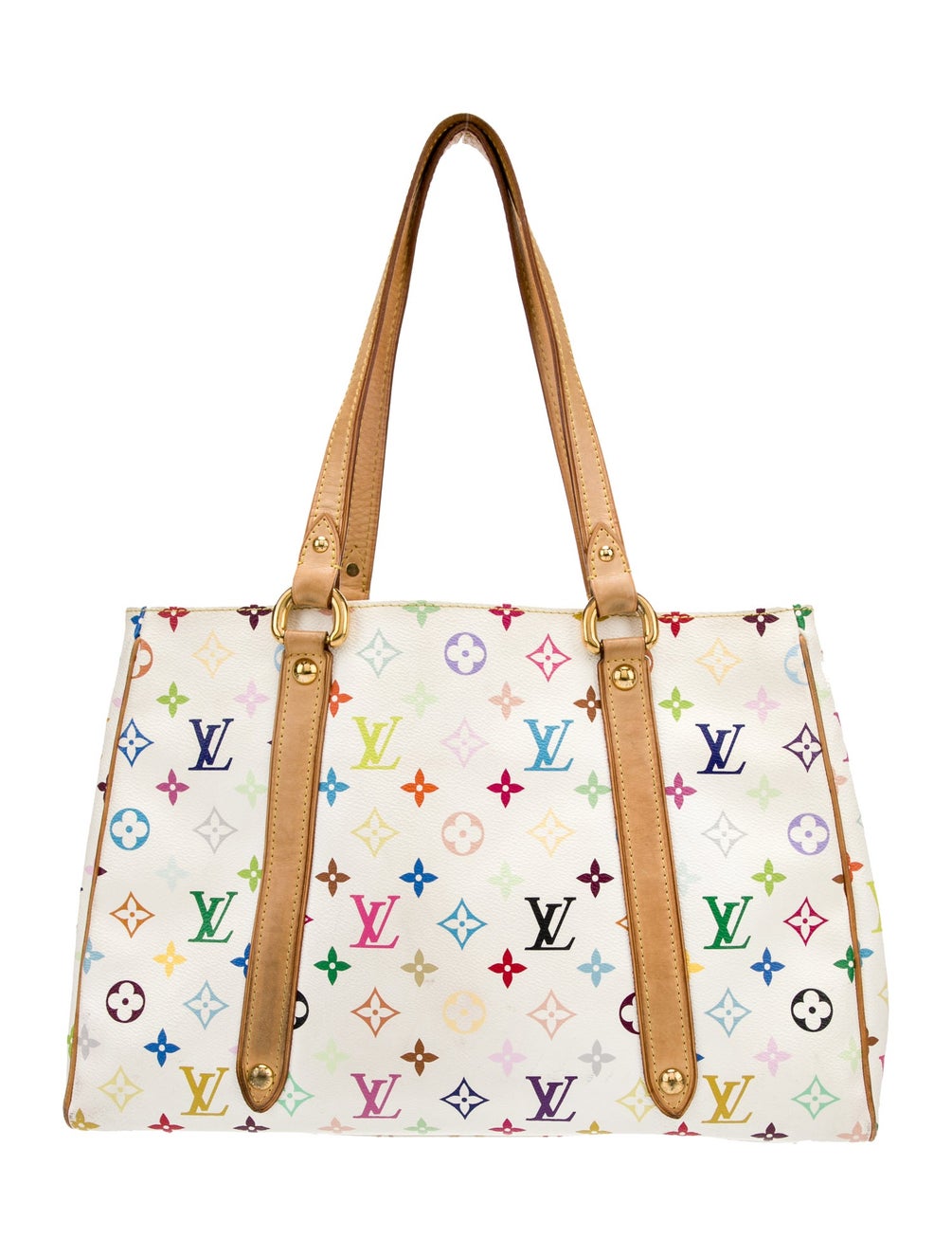 Louis Vuitton Monogram Multicolore Aurelia MM - White Totes, Handbags ...