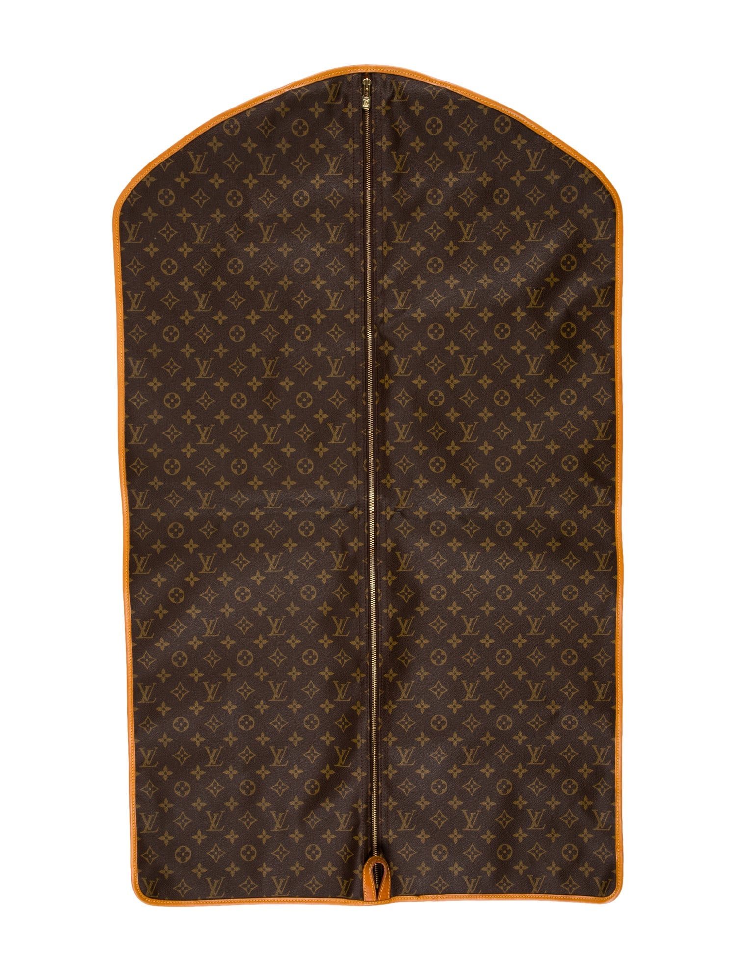 Louis Vuitton Monogram Leather Trimmed Garment Cover - Brown Garment ...