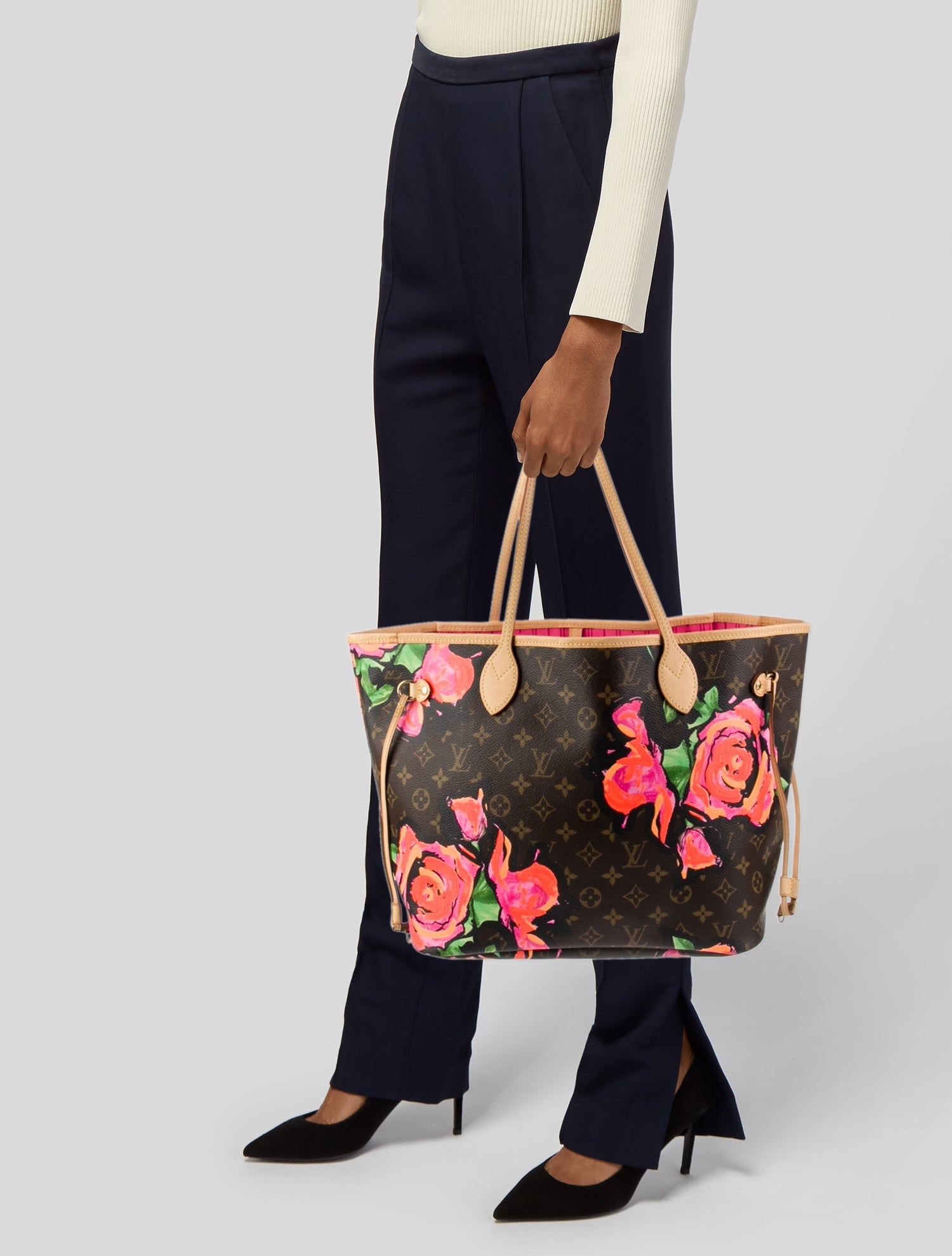 Louis Vuitton Vintage Monogram MOCA Neverfull MM - Brown Totes ...