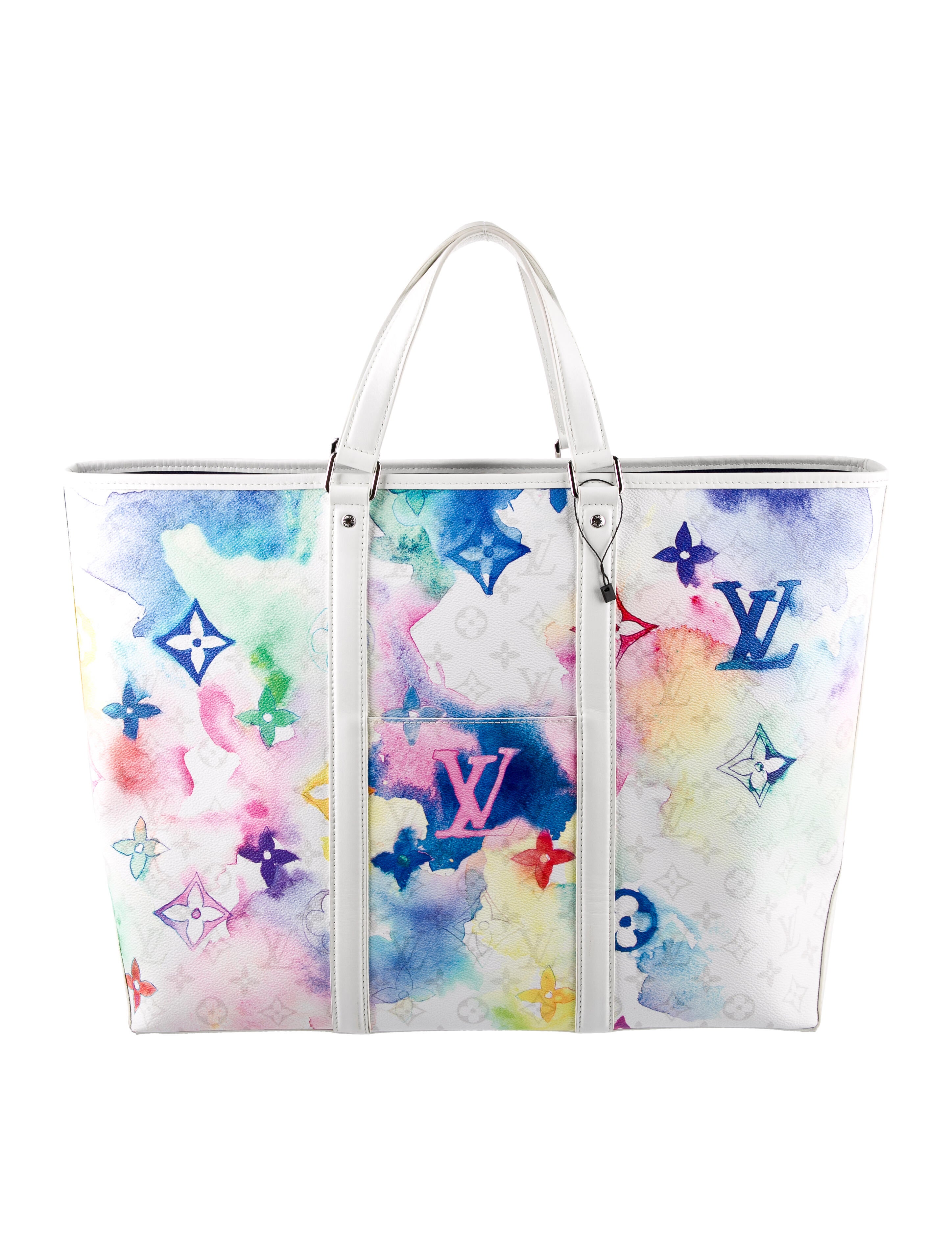 Louis Vuitton Split Monogram Eclipse North South Tote - Black Totes ...