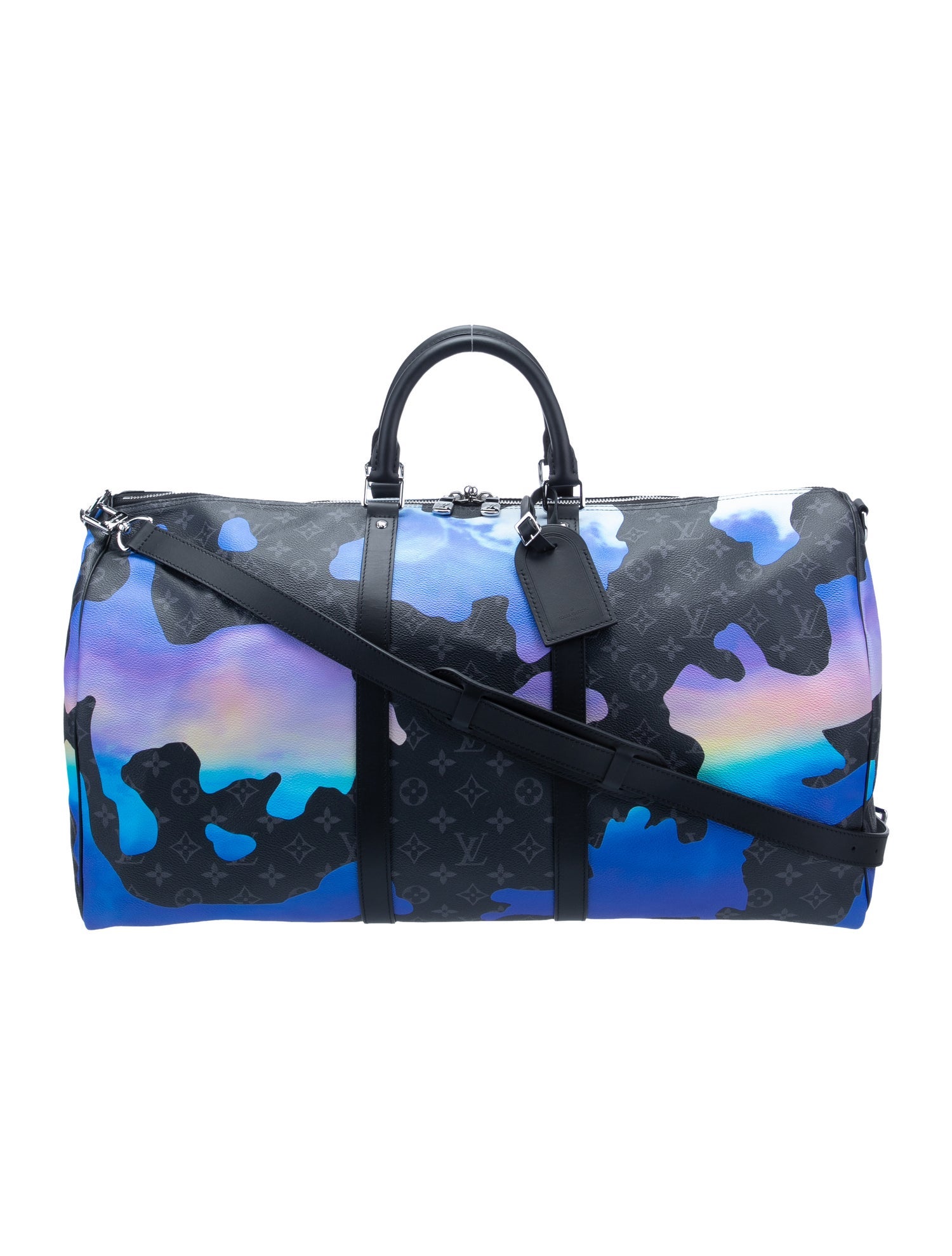 Louis Vuitton Landscape Keepall Bandouliere 50 - Blue Weekenders, Bags ...
