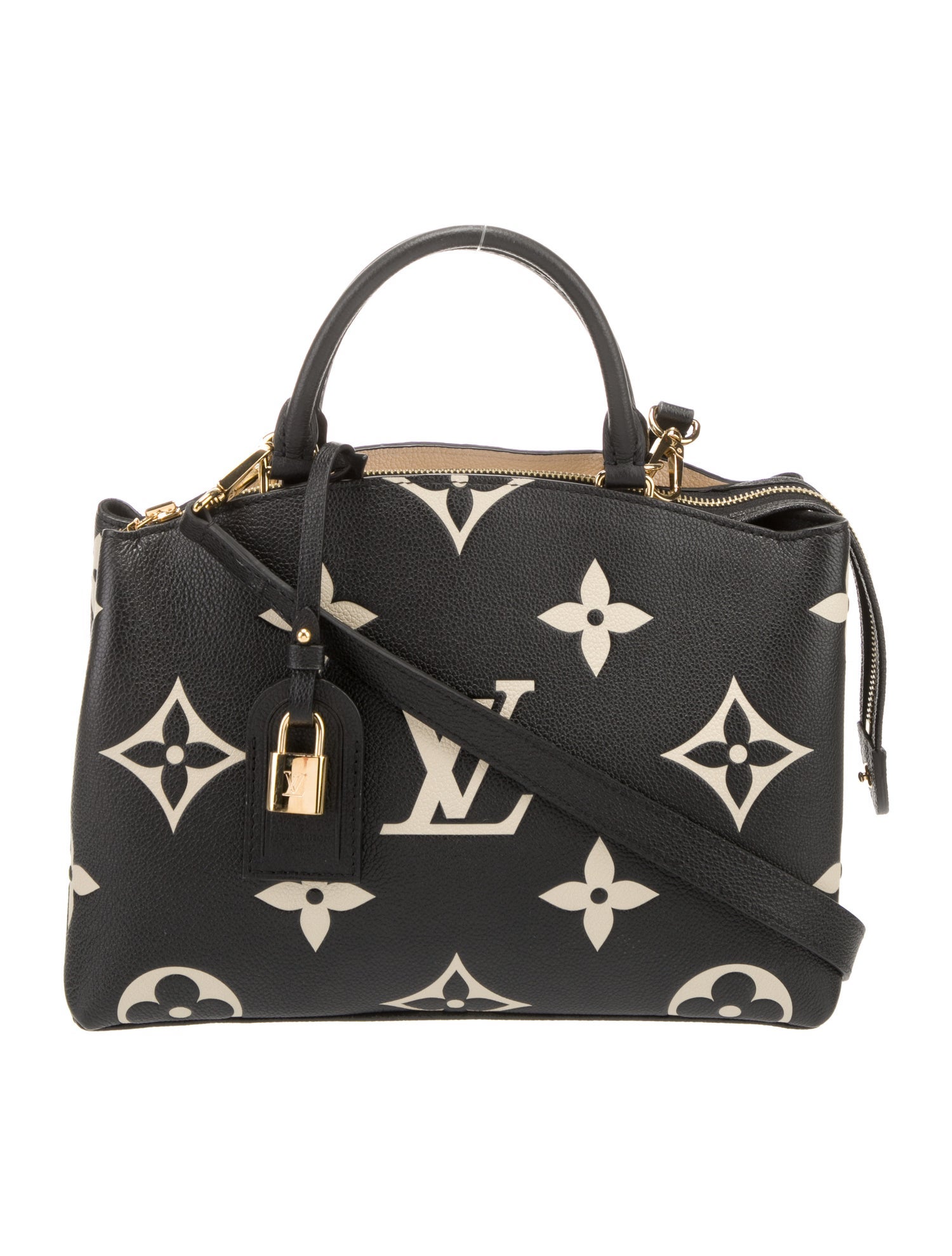 Louis Vuitton Monogram Giant Bicolor Empreinte Grand Palais w/ Strap ...