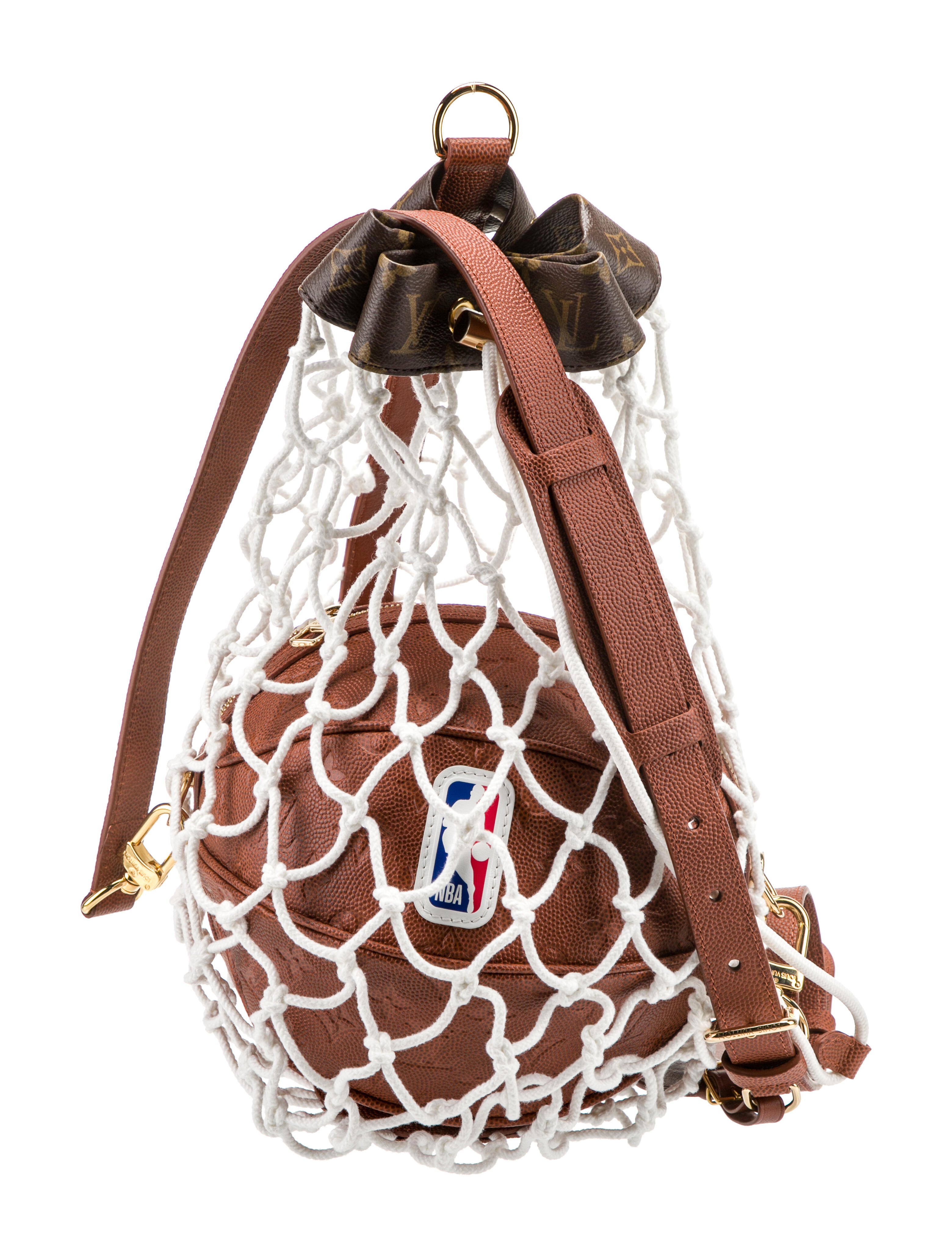 Louis Vuitton x NBA Monogram Ball in Basket Bag - Brown Messenger Bags ...