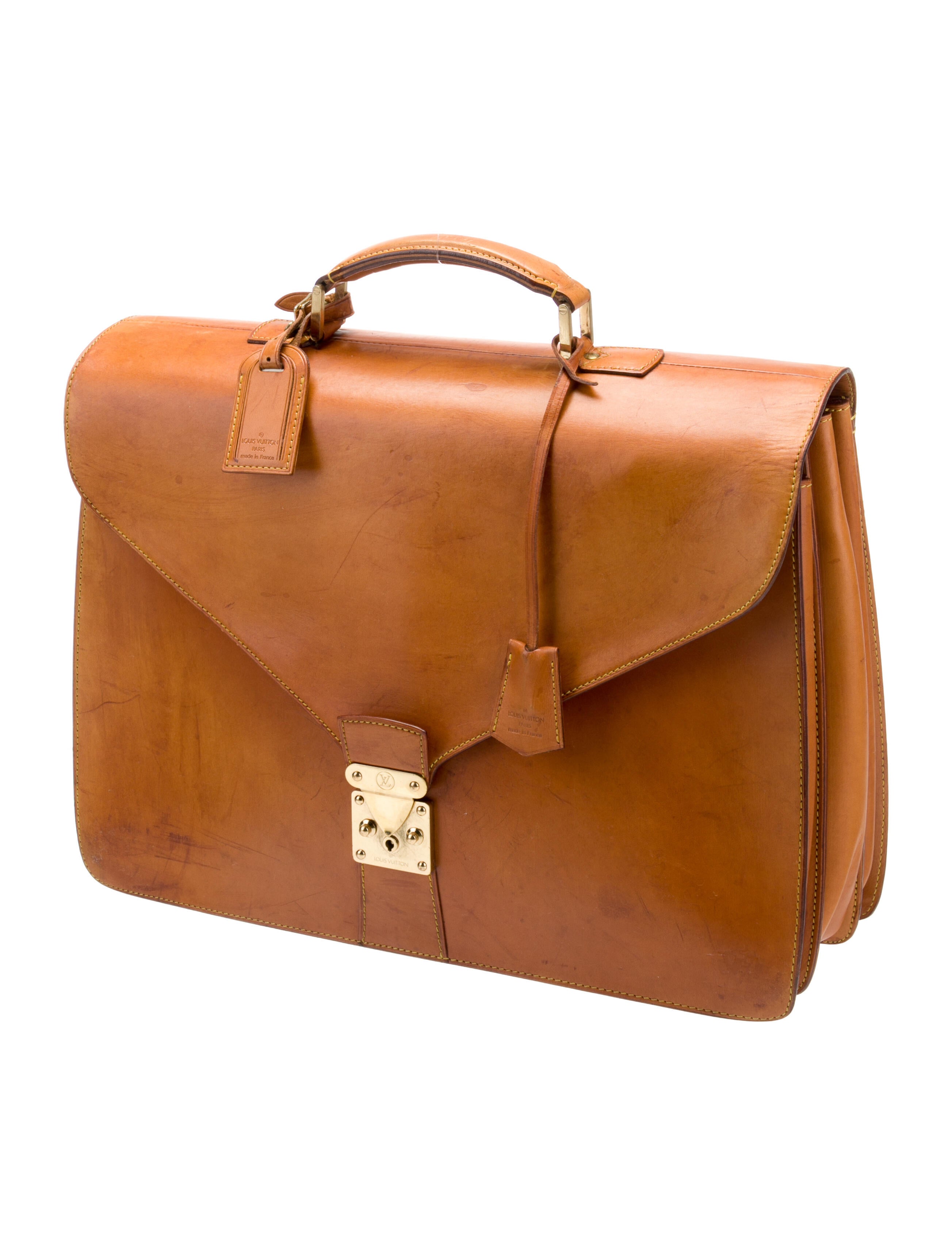 Louis Vuitton Utah Huron Briefcase - Brown Briefcases, Bags - LOU756544 ...