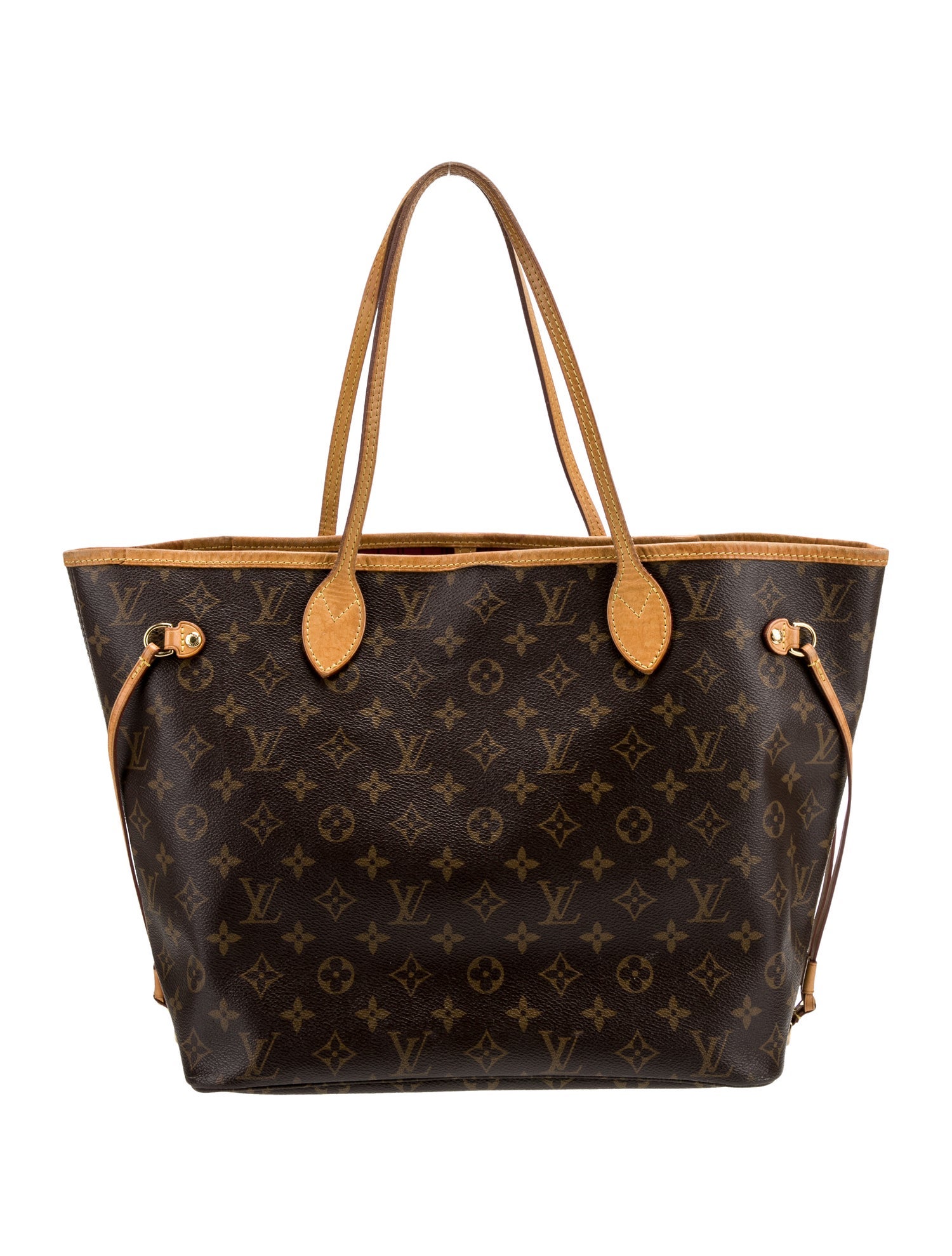 Louis Vuitton Monogram Neverfull MM w/ Pouch - Brown Totes, Handbags ...