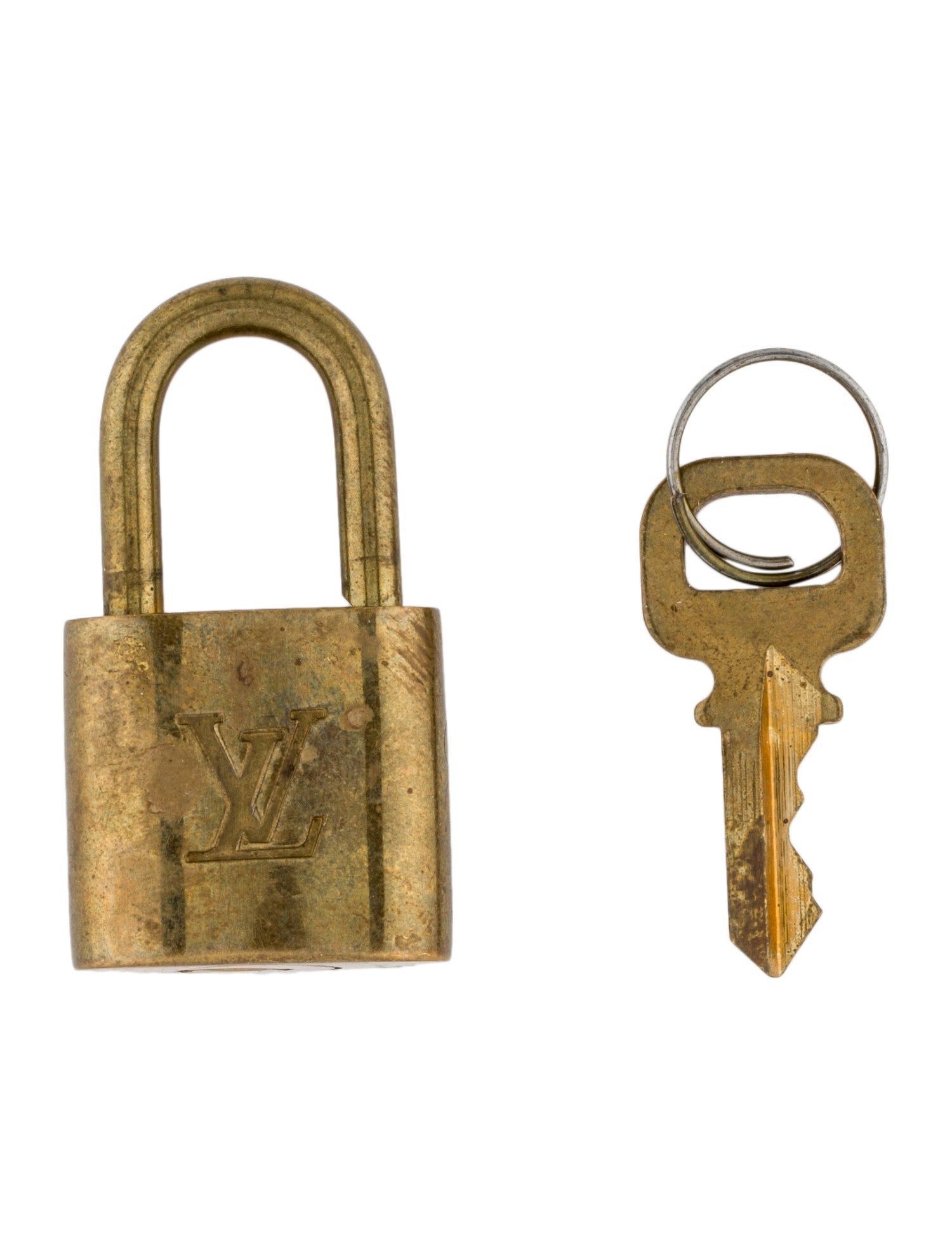 Louis Vuitton Brass Lock & Key Set - Gold Bag Accessories, Accessories ...