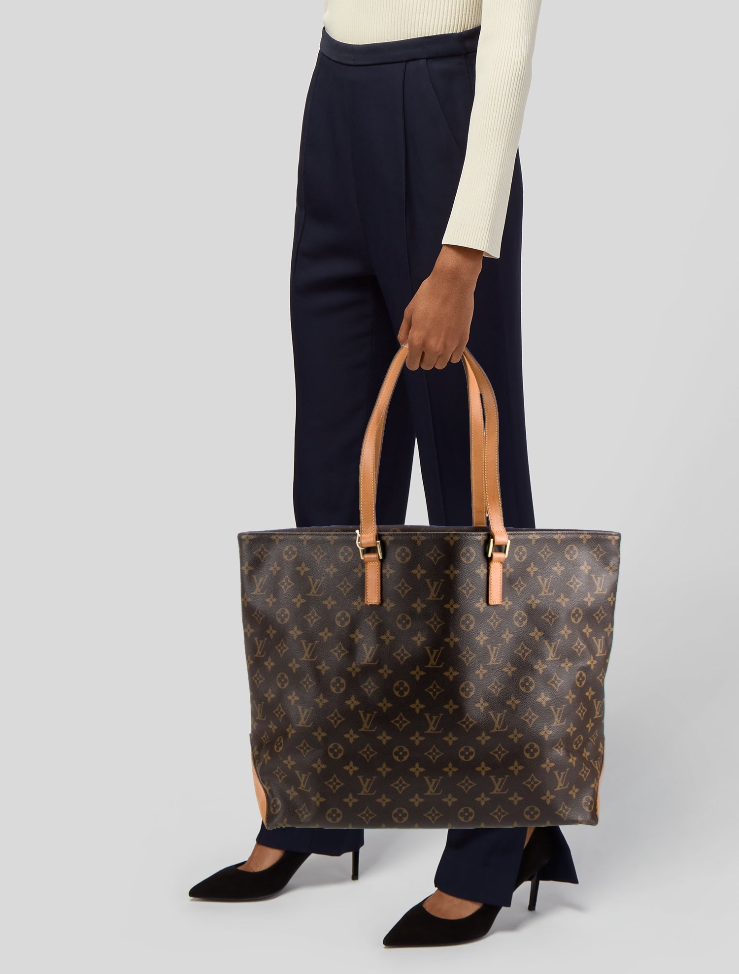 Louis Vuitton Monogram Cabas Alto - Brown Totes, Handbags - LOU822384 ...