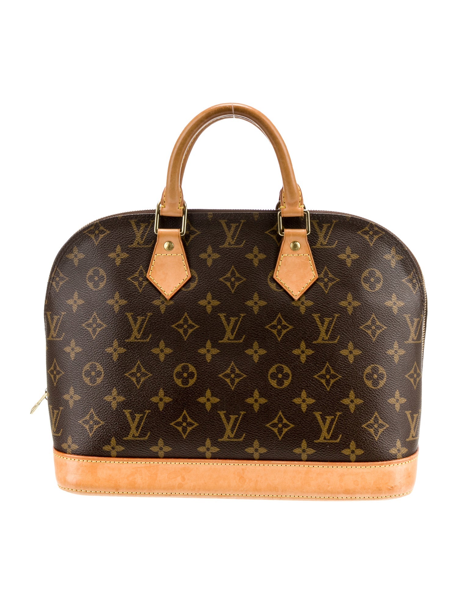 Louis Vuitton Monogram Alma PM - Brown Handle Bags, Handbags ...
