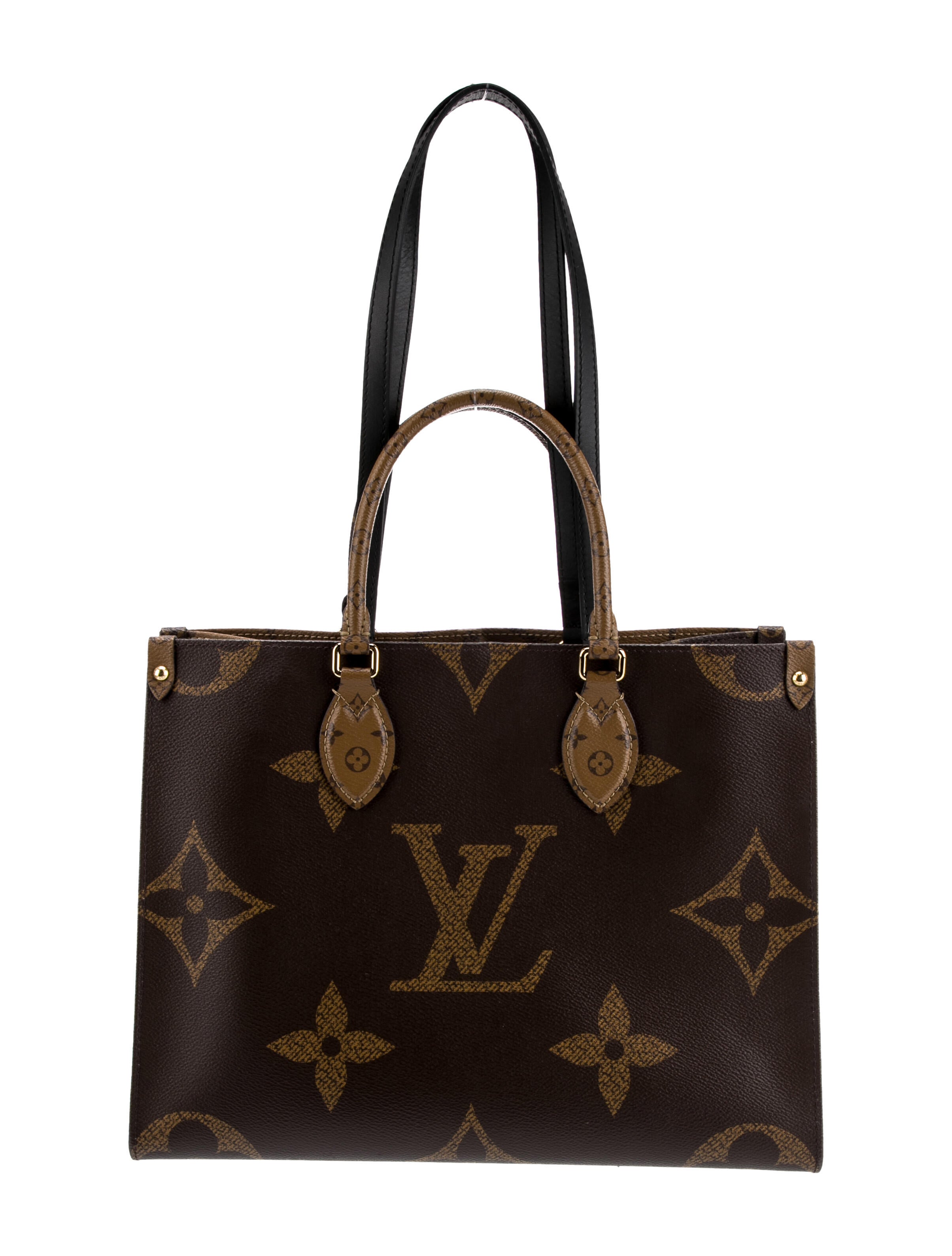 Louis Vuitton 2020 Monogram Giant Reverse OnTheGo GM - Brown Totes ...