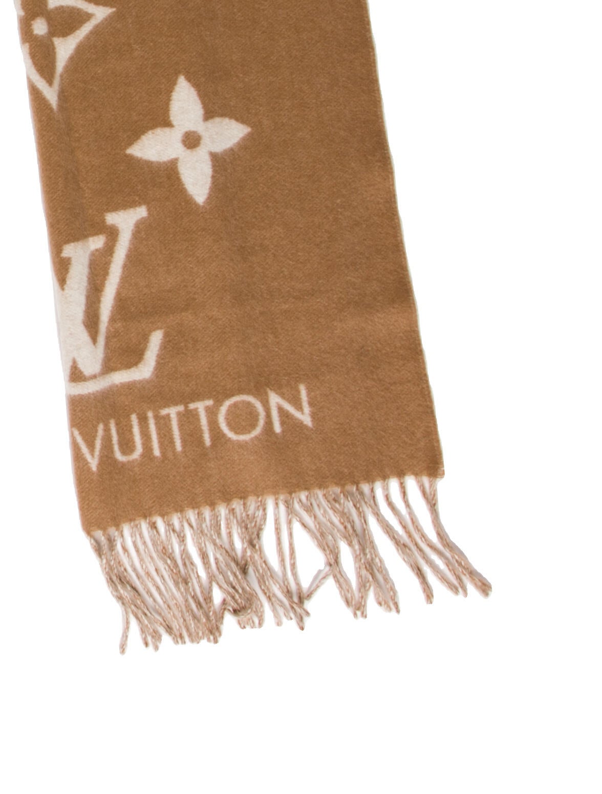 Louis Vuitton Cashmere 2021 Scarf w/ Tags - Brown Scarves and Shawls ...