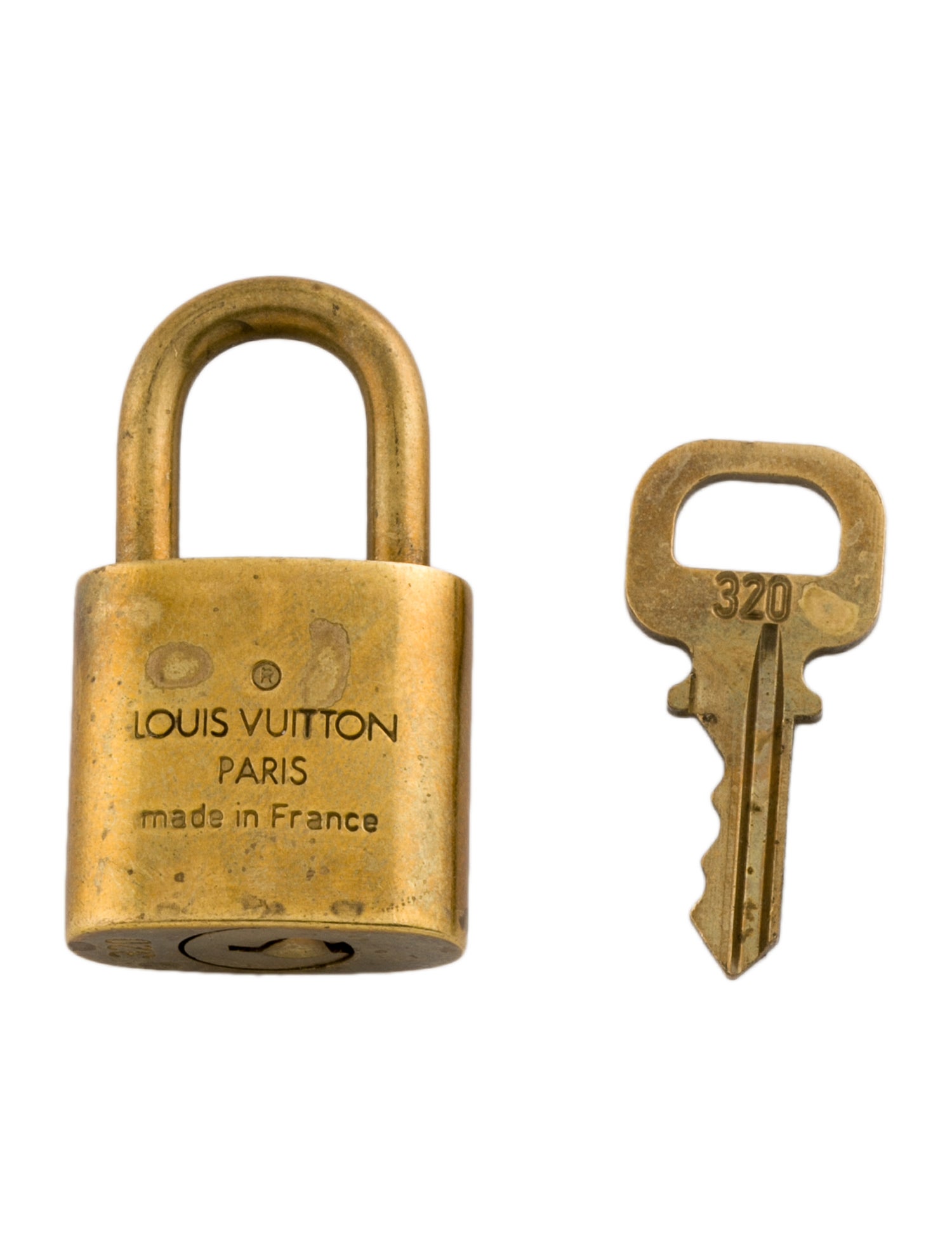 Louis Vuitton Brass Lock & Key Set - Gold - LOU799095 | The RealReal