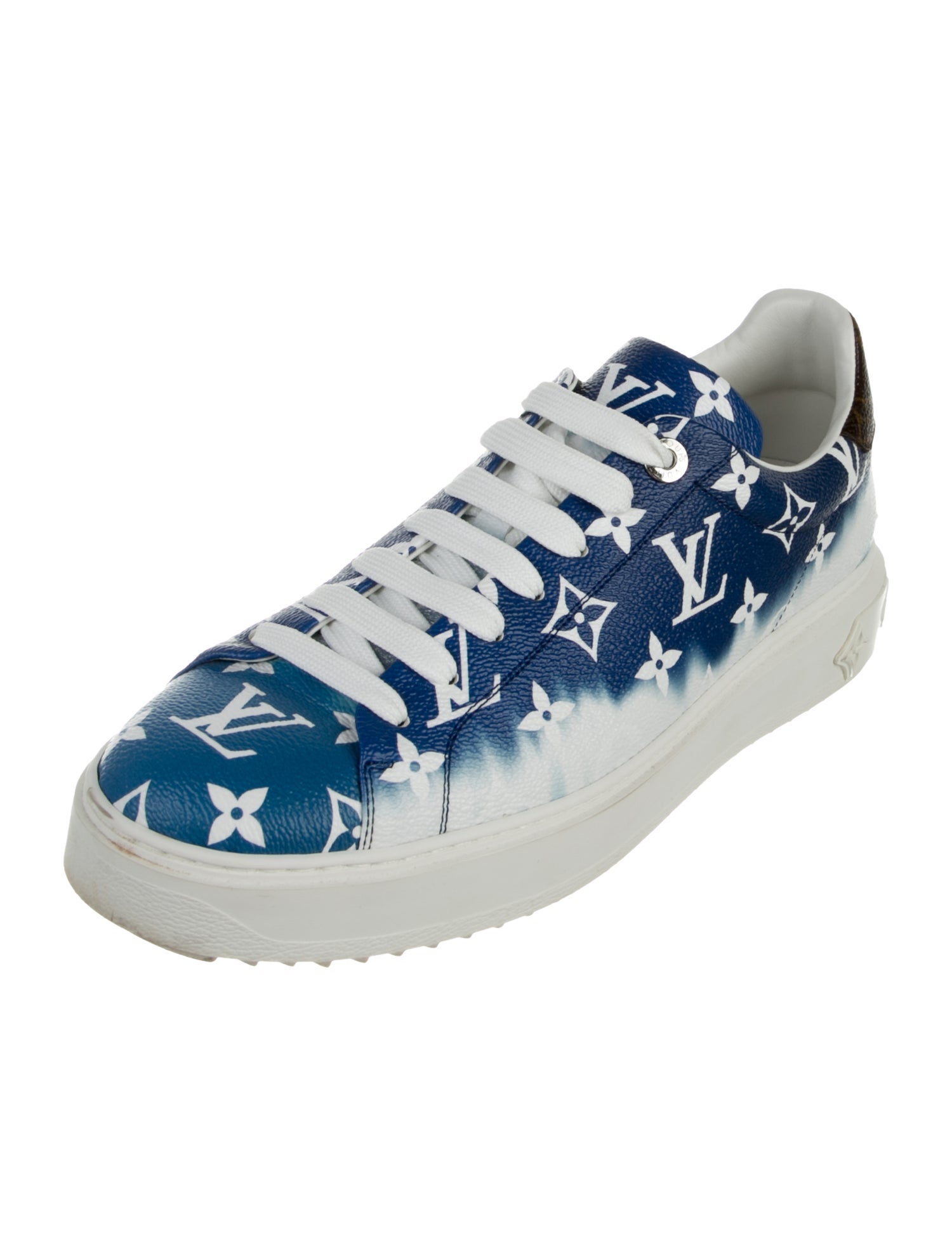 Louis Vuitton LV Monogram Chunky Sneakers - Blue Sneakers, Shoes ...
