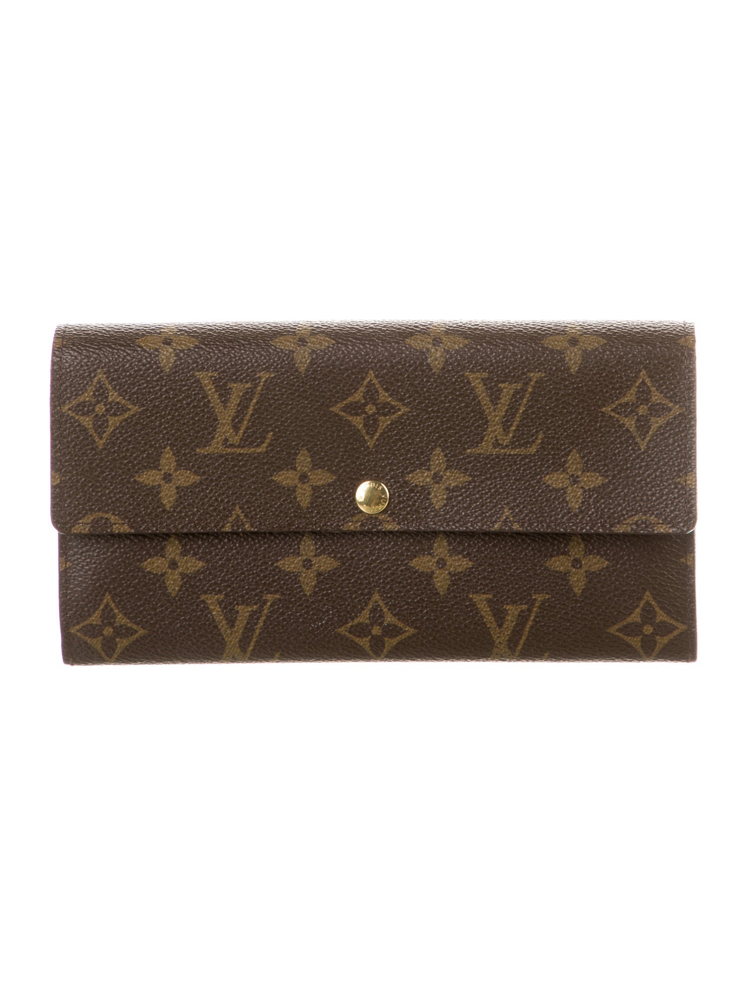 Louis Vuitton Monogram Pattern Coated Canvas Etoile Sarah Wallet ...