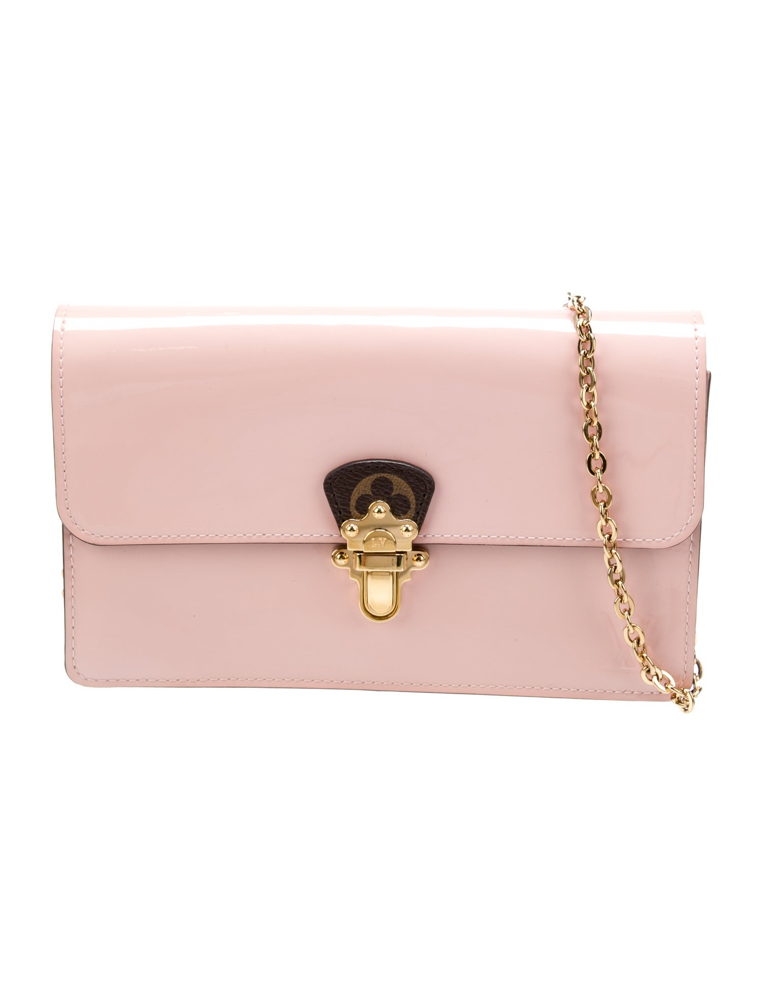 Louis Vuitton Monogram Cherrywood Wallet On Chain - Pink Crossbody Bags ...