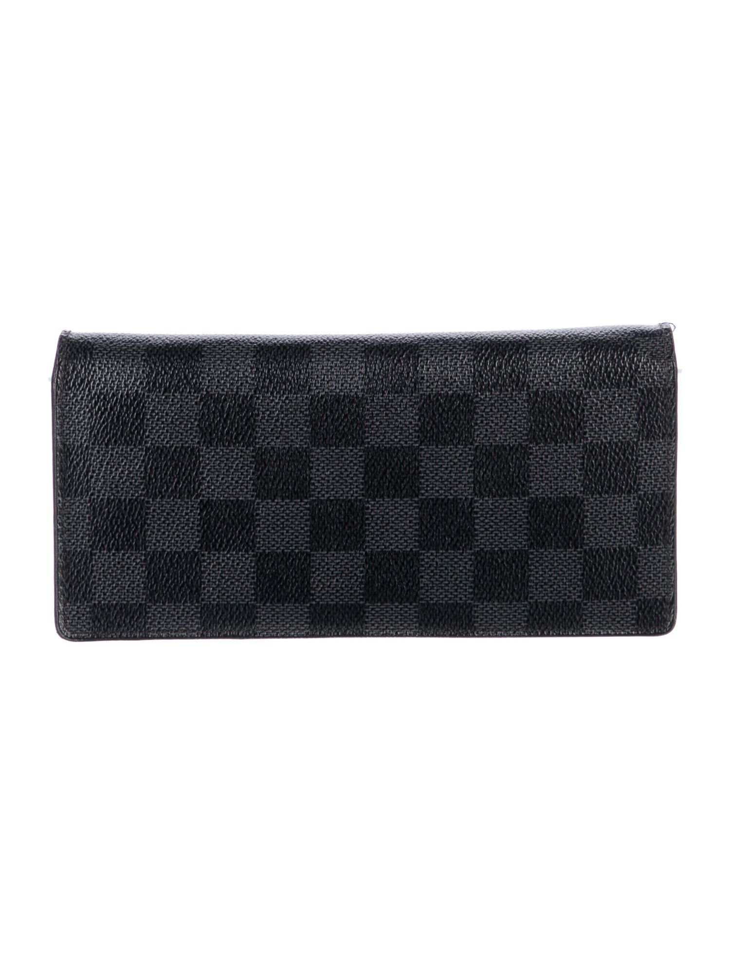 Louis Vuitton Damier Graphite Pattern Coated Canvas Brazza Wallet ...