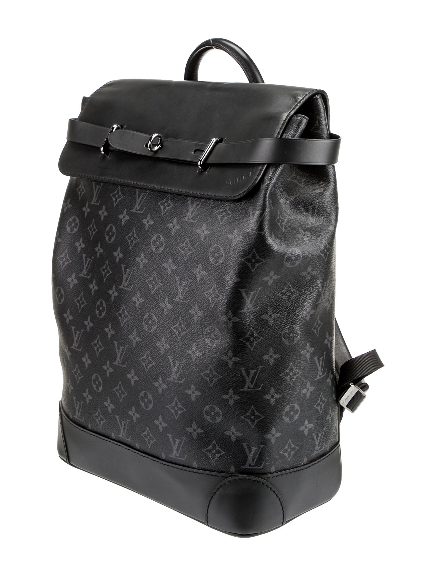 Louis Vuitton Monogram Eclipse Steamer Backpack - Black Backpacks, Bags ...