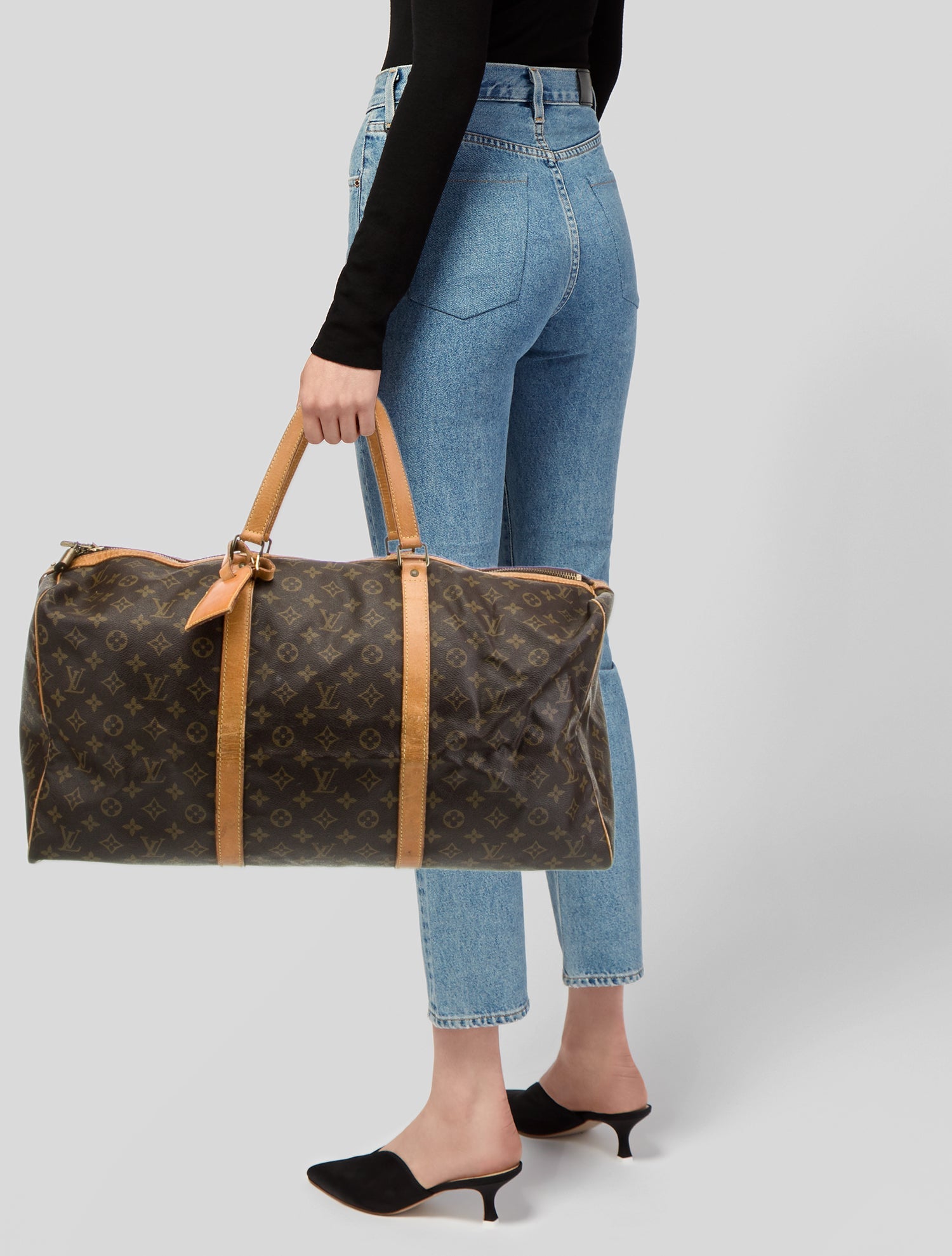 Louis Vuitton Sac Souple 55 - Brown Weekenders, Bags - LOU829680 | The ...