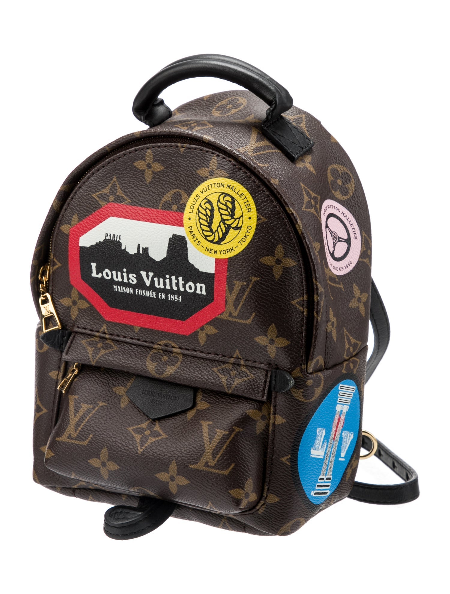 Louis Vuitton Monogram Mini Palm Springs Backpack - Brown Backpacks ...