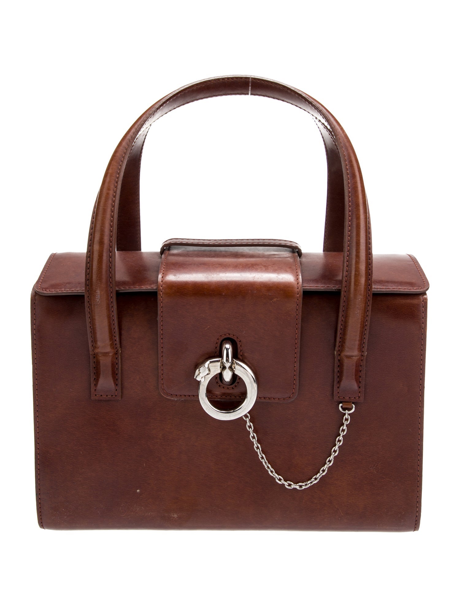 Cartier Panthere Box Bag - Brown Handle Bags, Handbags - LOU831513 ...