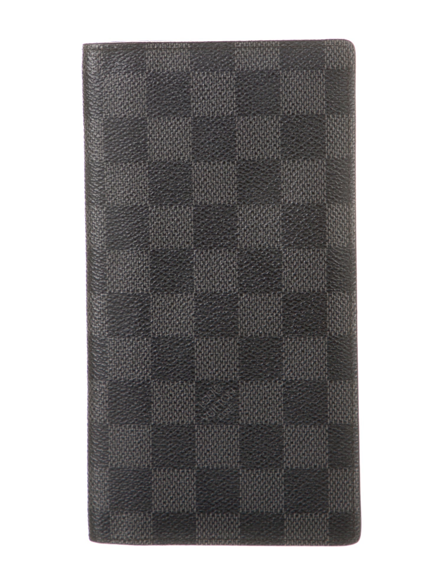 Louis Vuitton 2009 Damier Graphite Pattern Brazza Wallet - Black ...