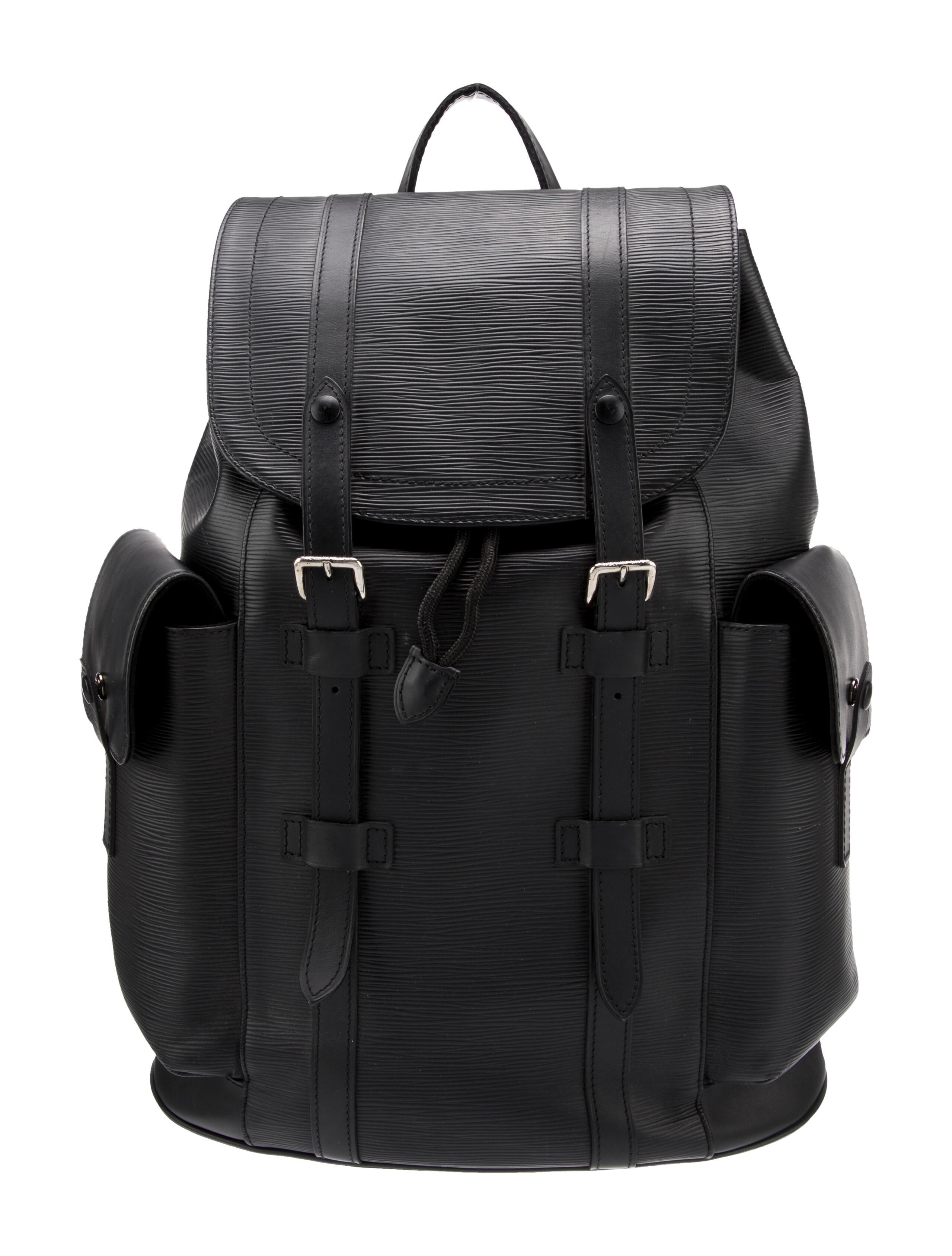 Louis Vuitton Epi Leather Christopher PM - Black Backpacks, Bags ...