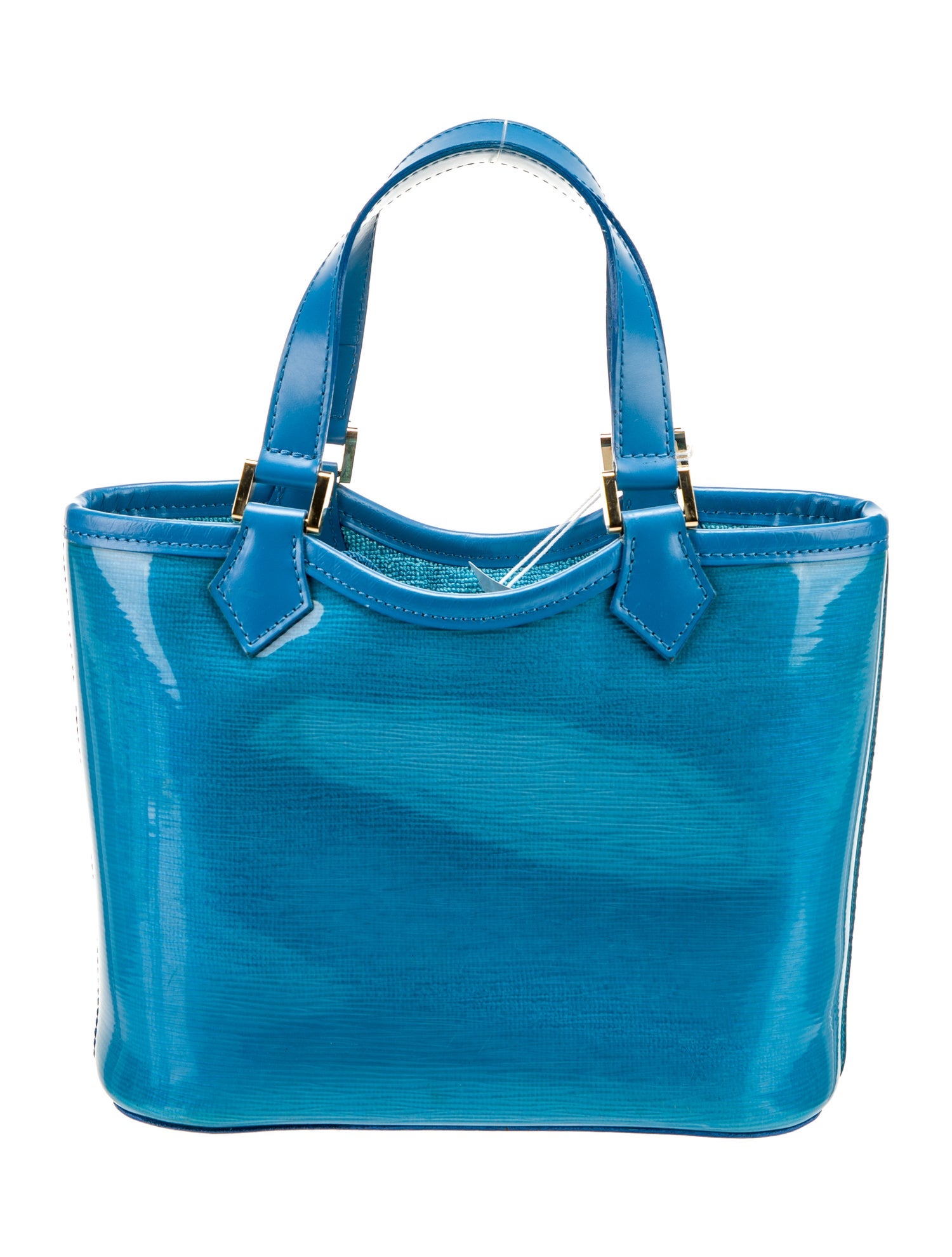 Louis Vuitton Epi Plage Mini Lagoon Bay Bag - Blue Totes, Handbags ...