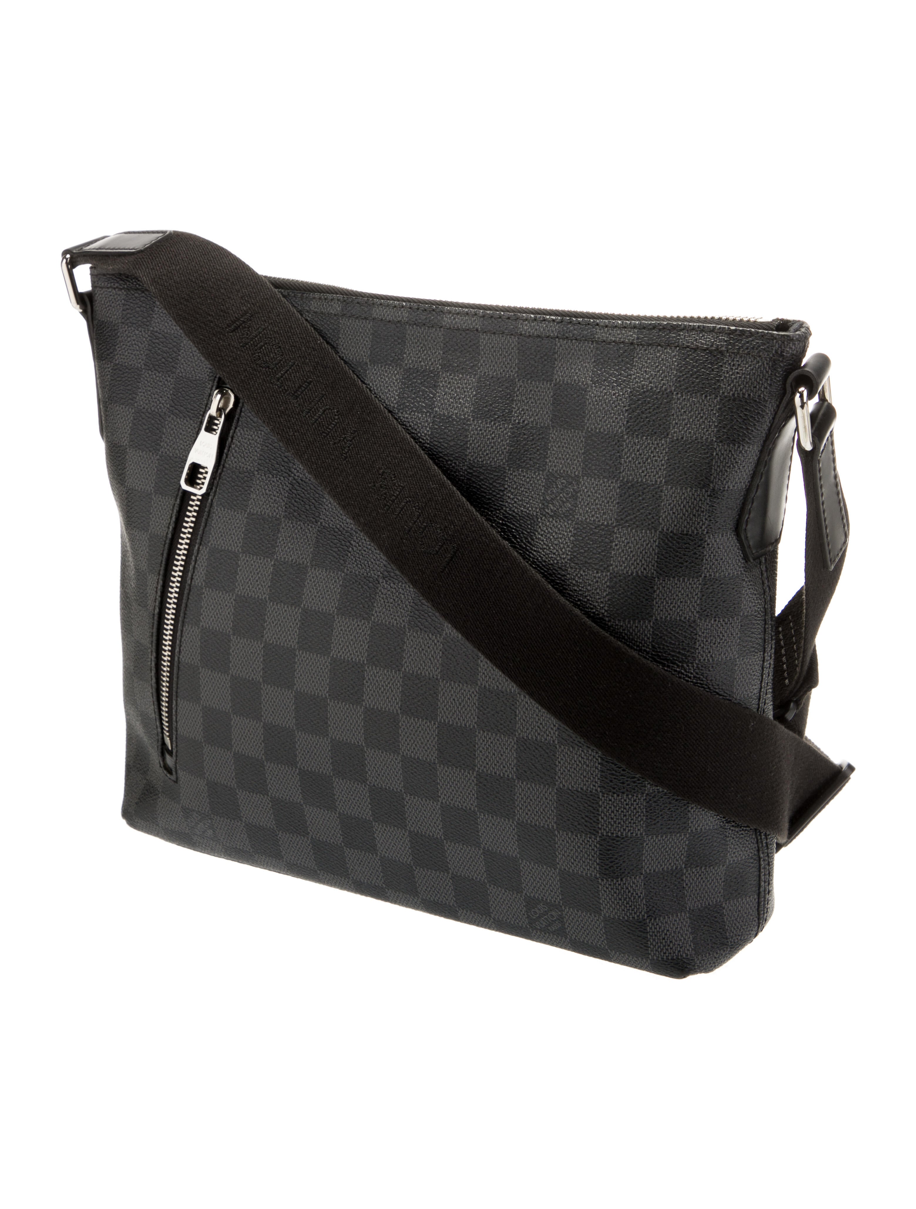 Louis Vuitton Damier Graphite District PM - Black Messenger Bags, Bags ...