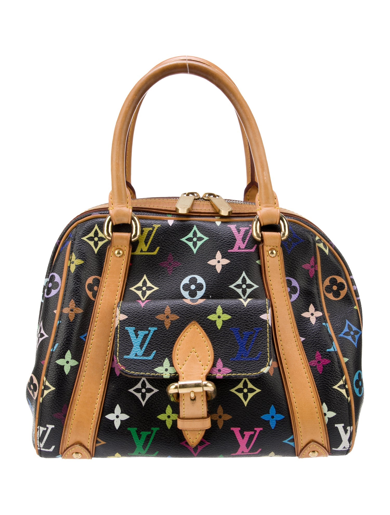 Louis Vuitton Multicolore Monogram Speedy 30 - Black Handle Bags ...