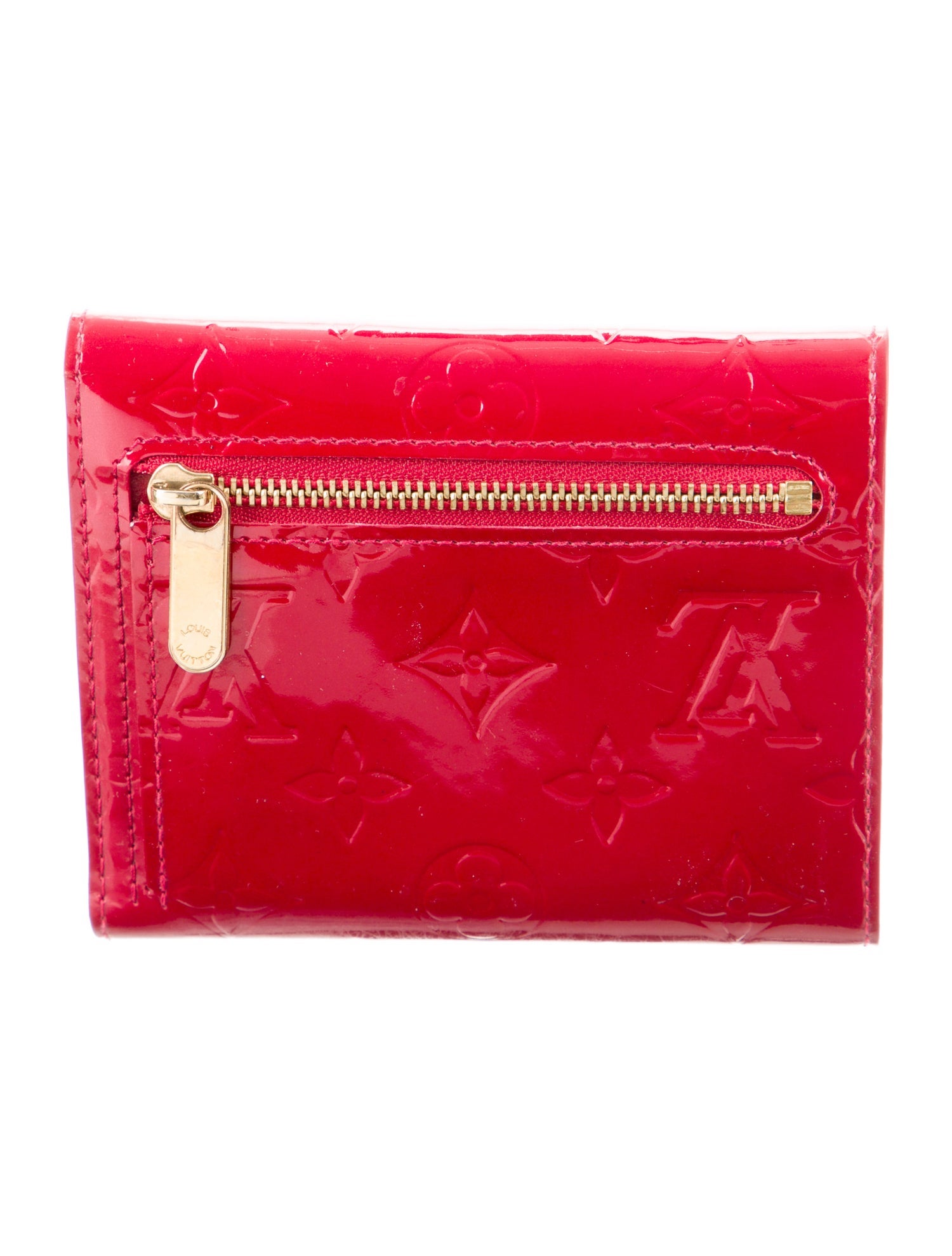 Louis Vuitton 2007 Monogram Vernis Koala Wallet - Red Wallets ...