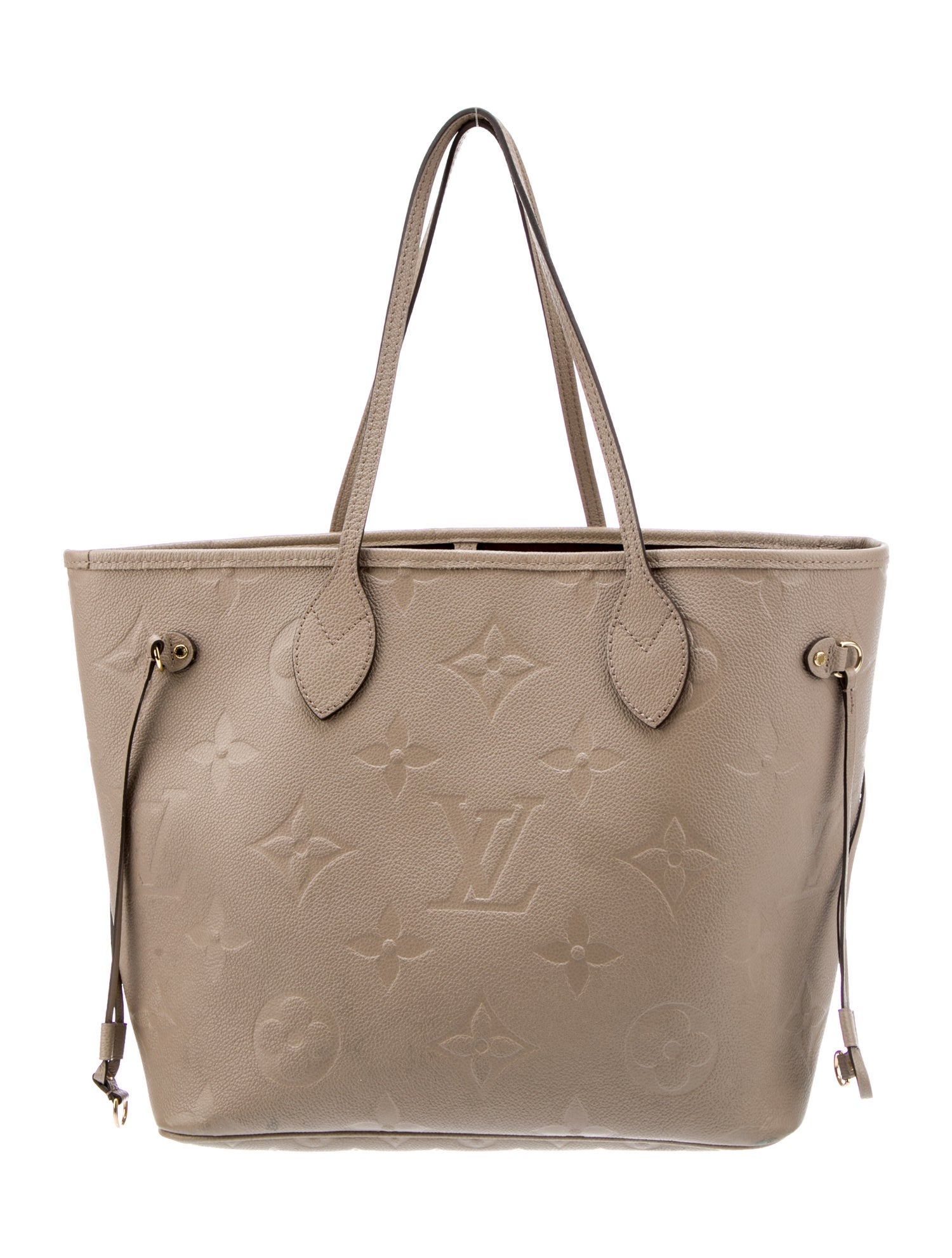 Louis Vuitton Monogram Embossed Giant Empreinte Neverfull MM w/ Pouch ...