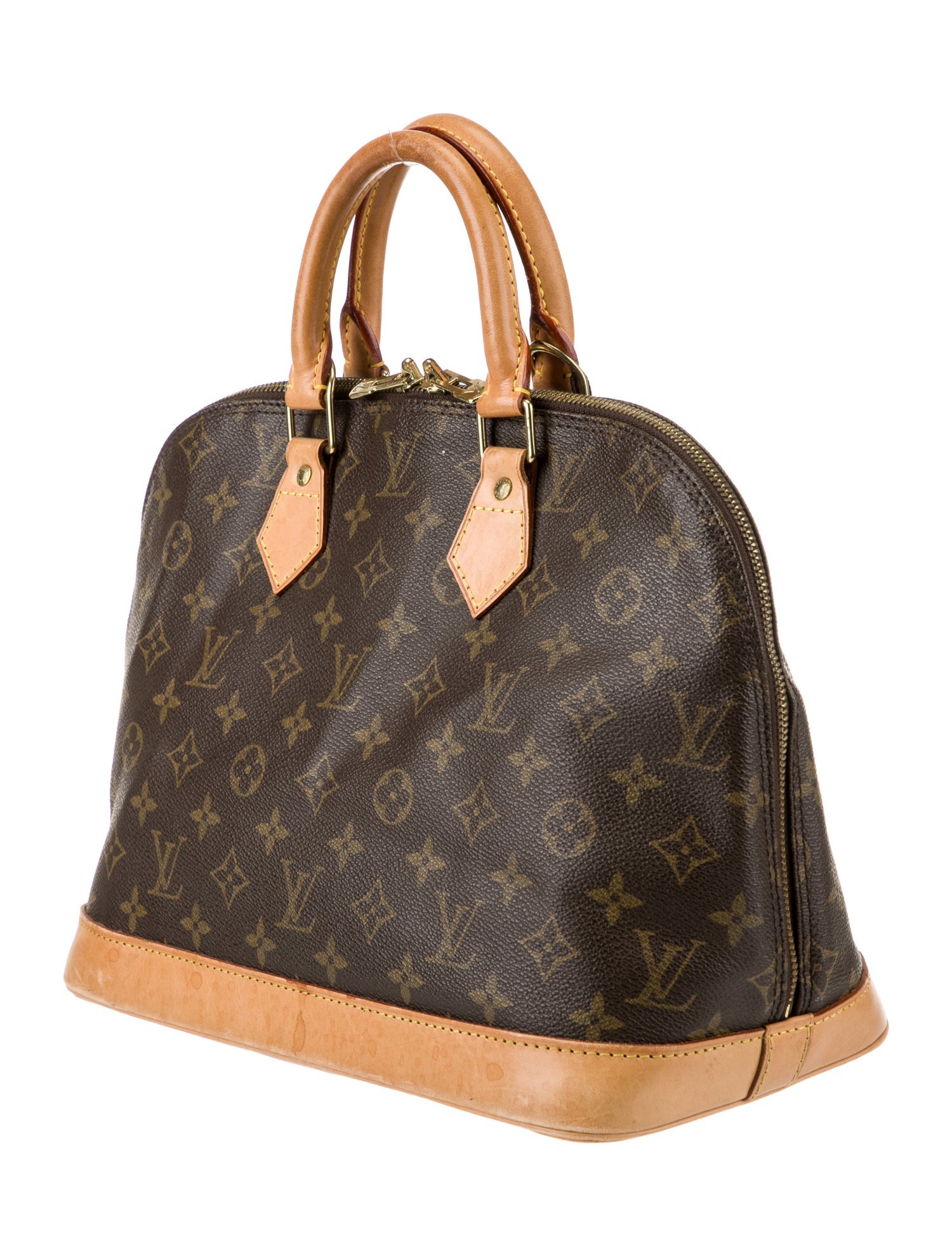 Louis Vuitton Monogram Alma PM - Brown Handle Bags, Handbags ...