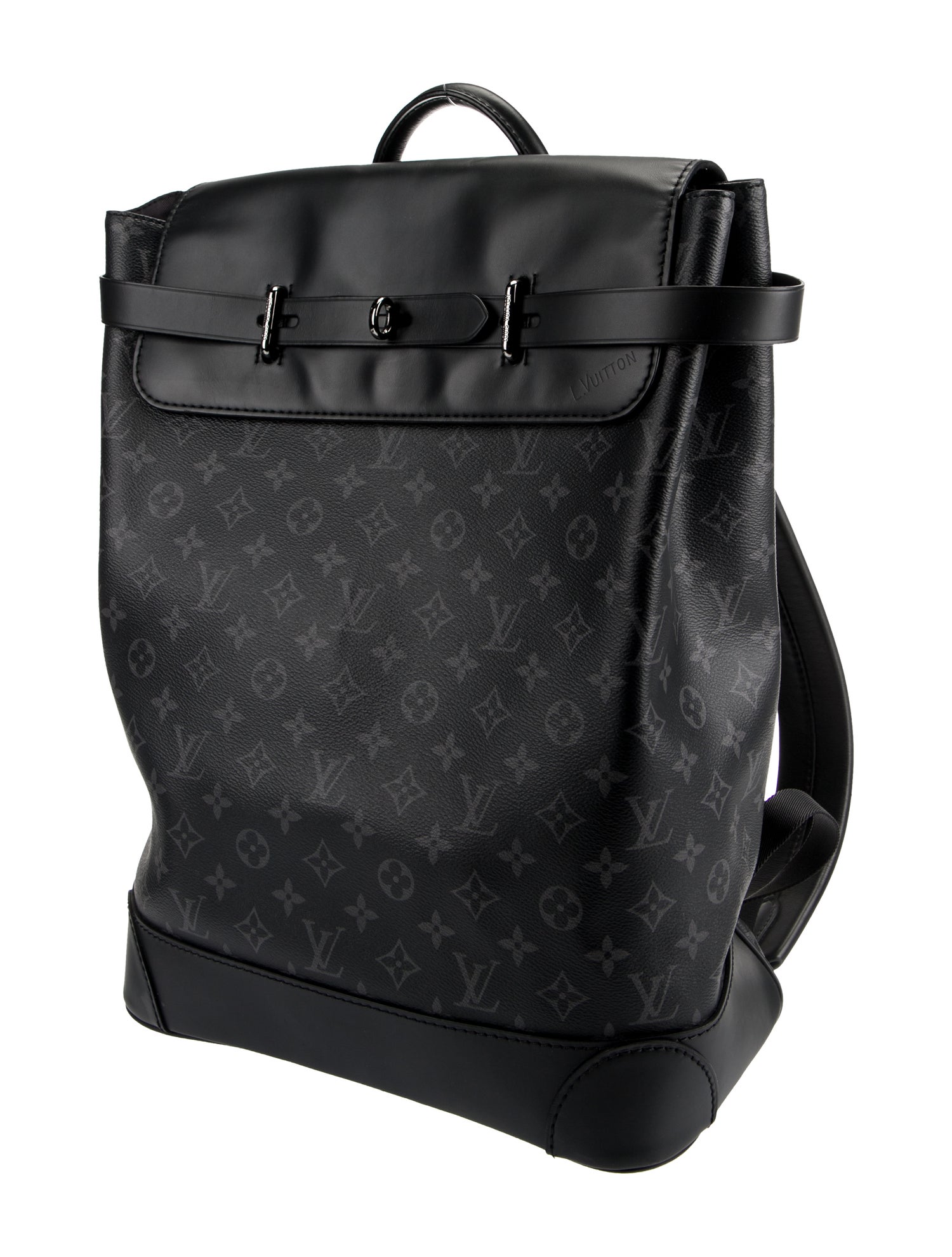 Louis Vuitton Monogram Eclipse Steamer Backpack - Black Backpacks, Bags ...