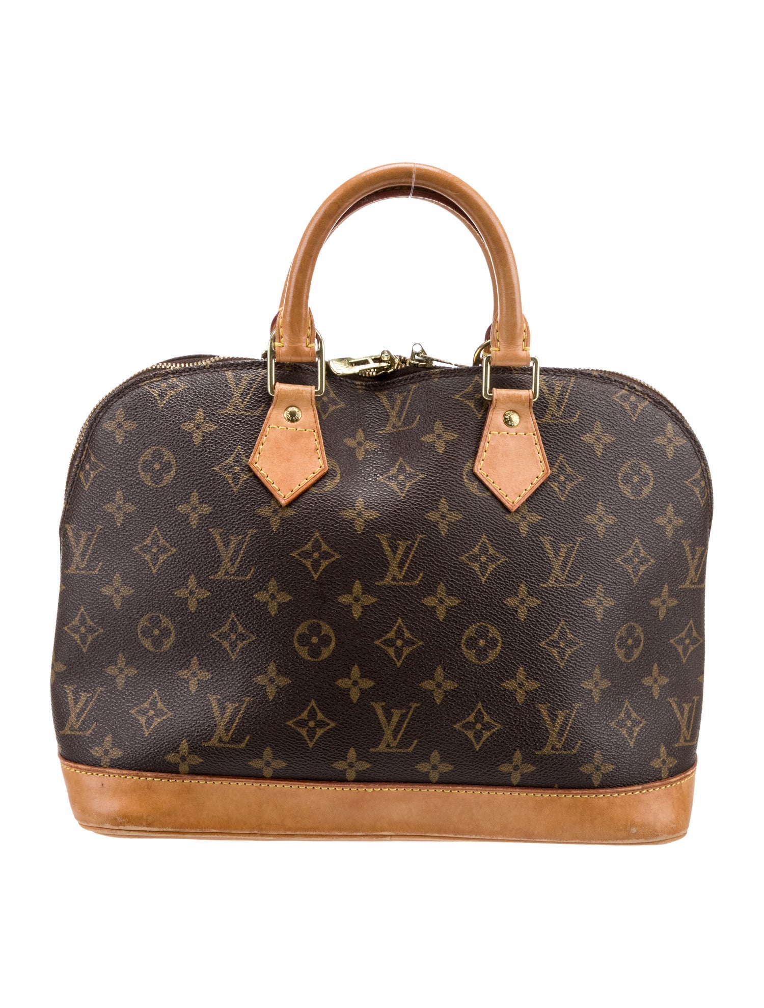 Louis Vuitton Monogram Alma PM - Brown Handle Bags, Handbags ...