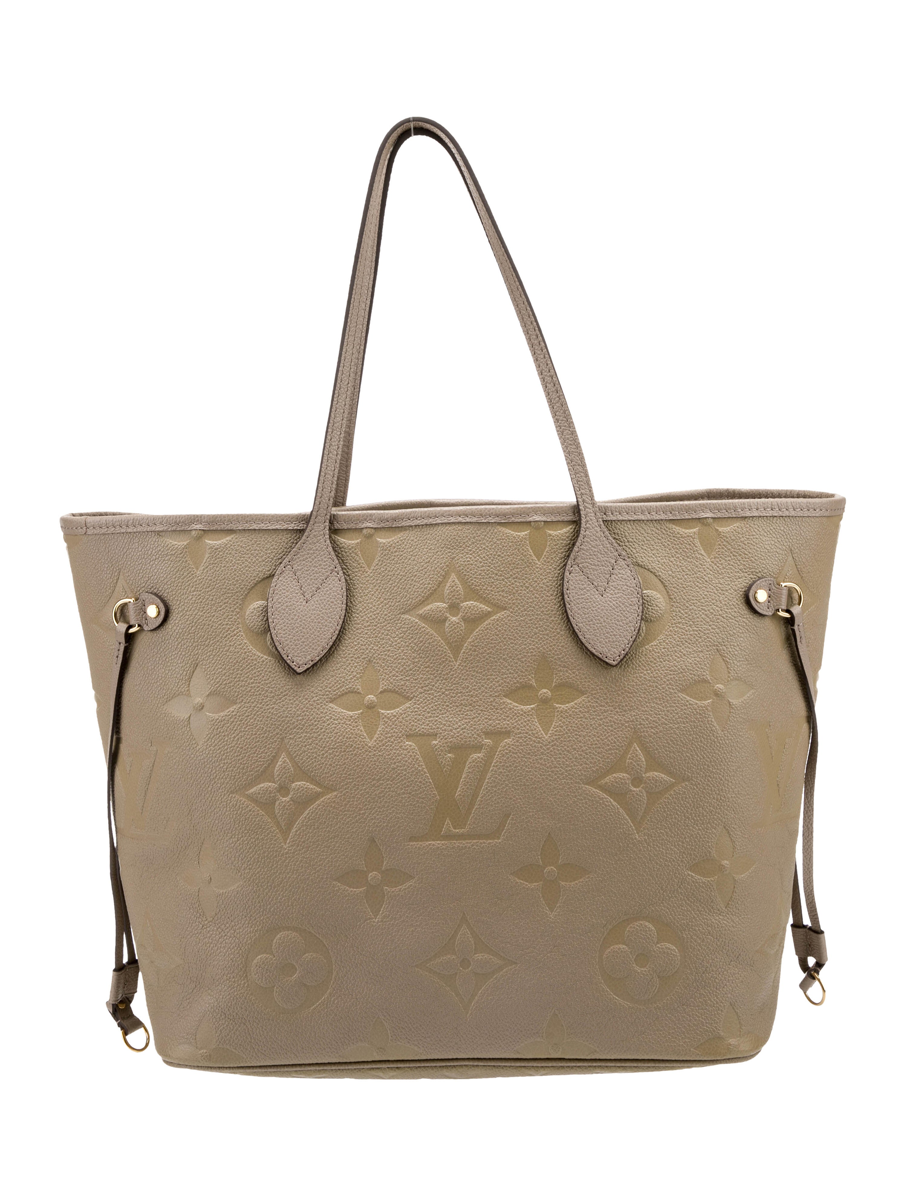 Louis Vuitton Monogram Giant Empreinte Neverfull MM - Black Totes ...