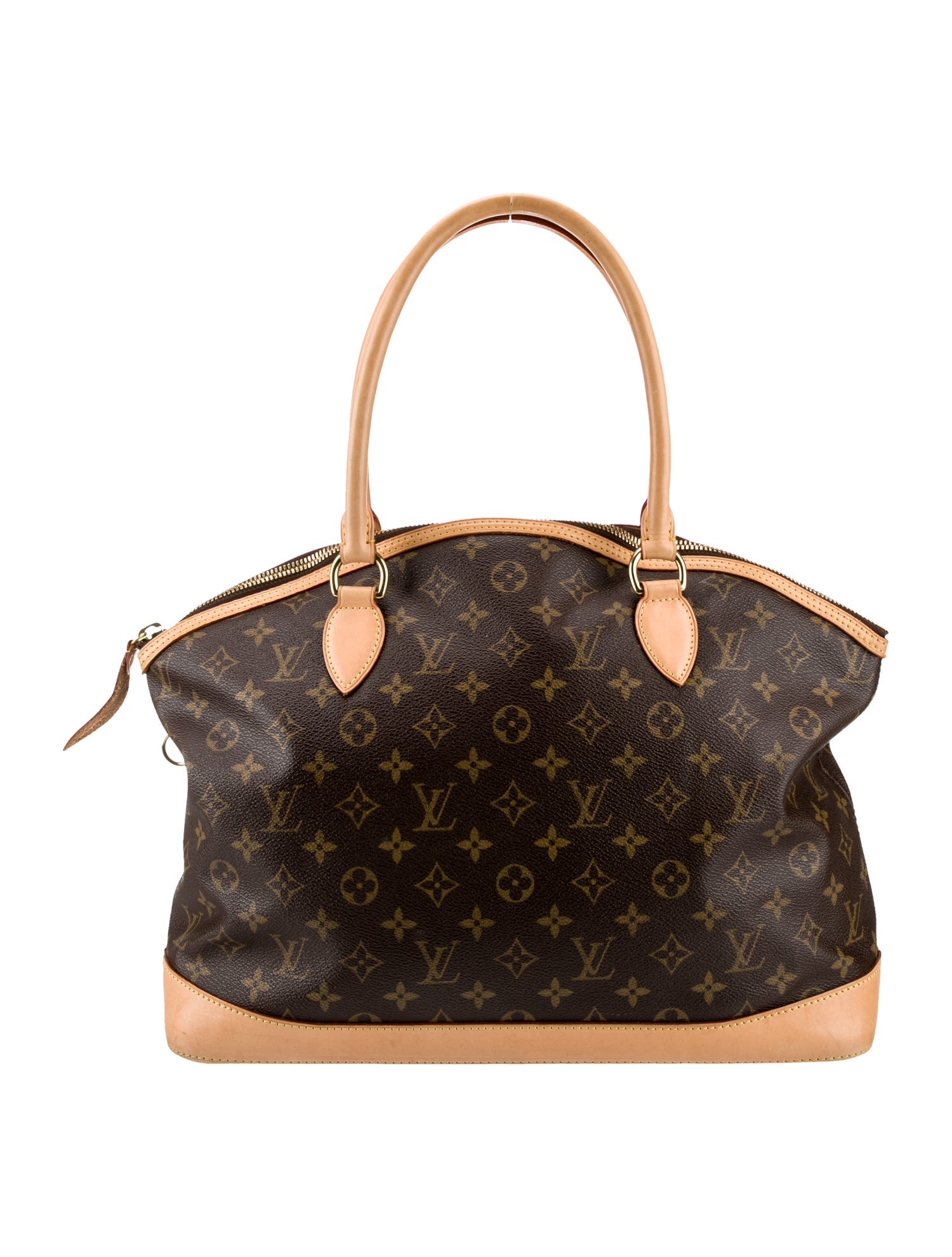 Louis Vuitton Monogram Lockit Handle Bag - Brown Handle Bags, Handbags ...