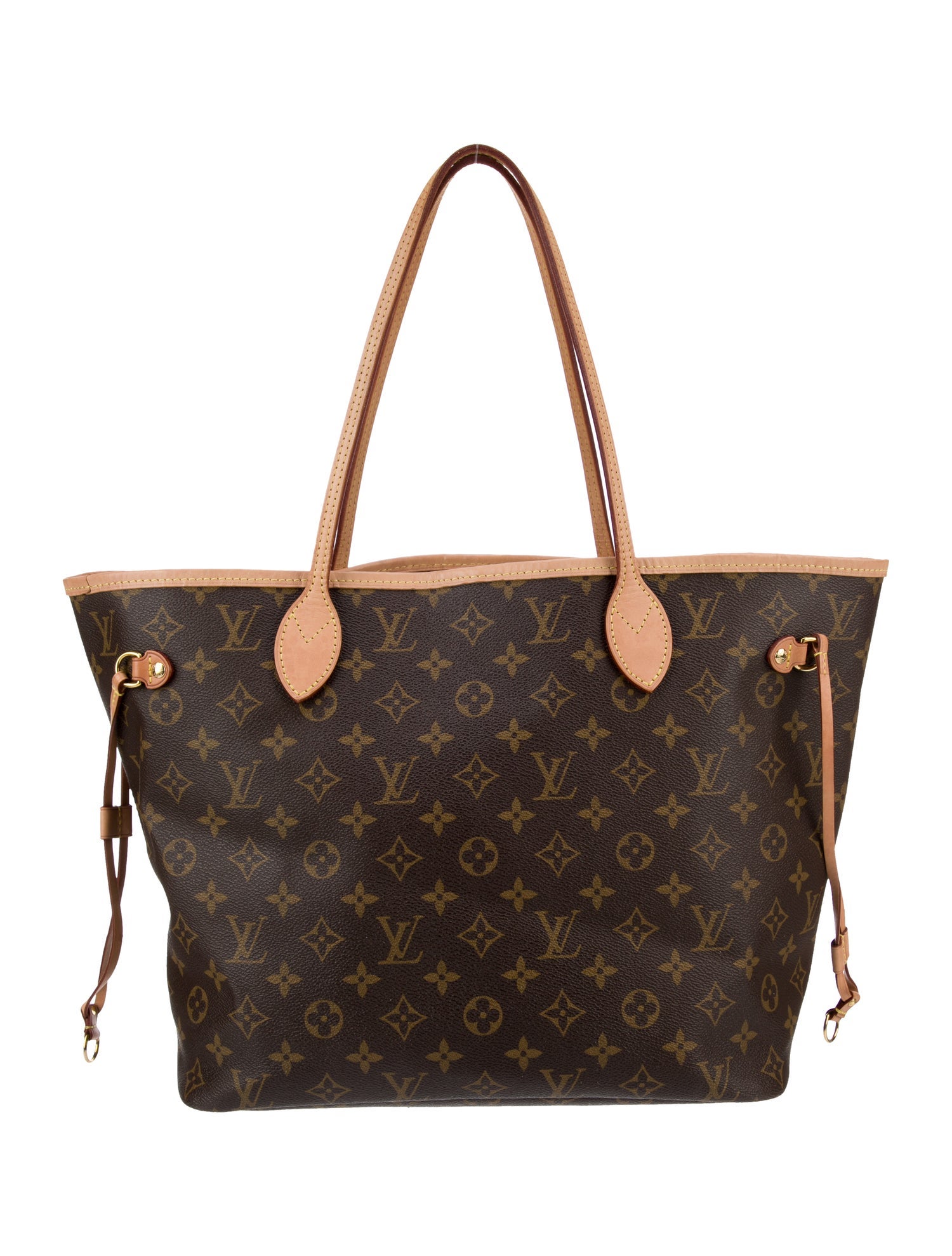 Louis Vuitton Monogram Neverfull MM w/ Pouch - Brown Totes, Handbags ...