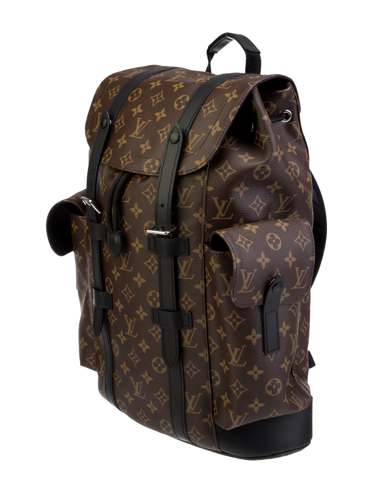 Louis Vuitton 2021 Monogram Macassar Christopher PM - Brown Backpacks ...