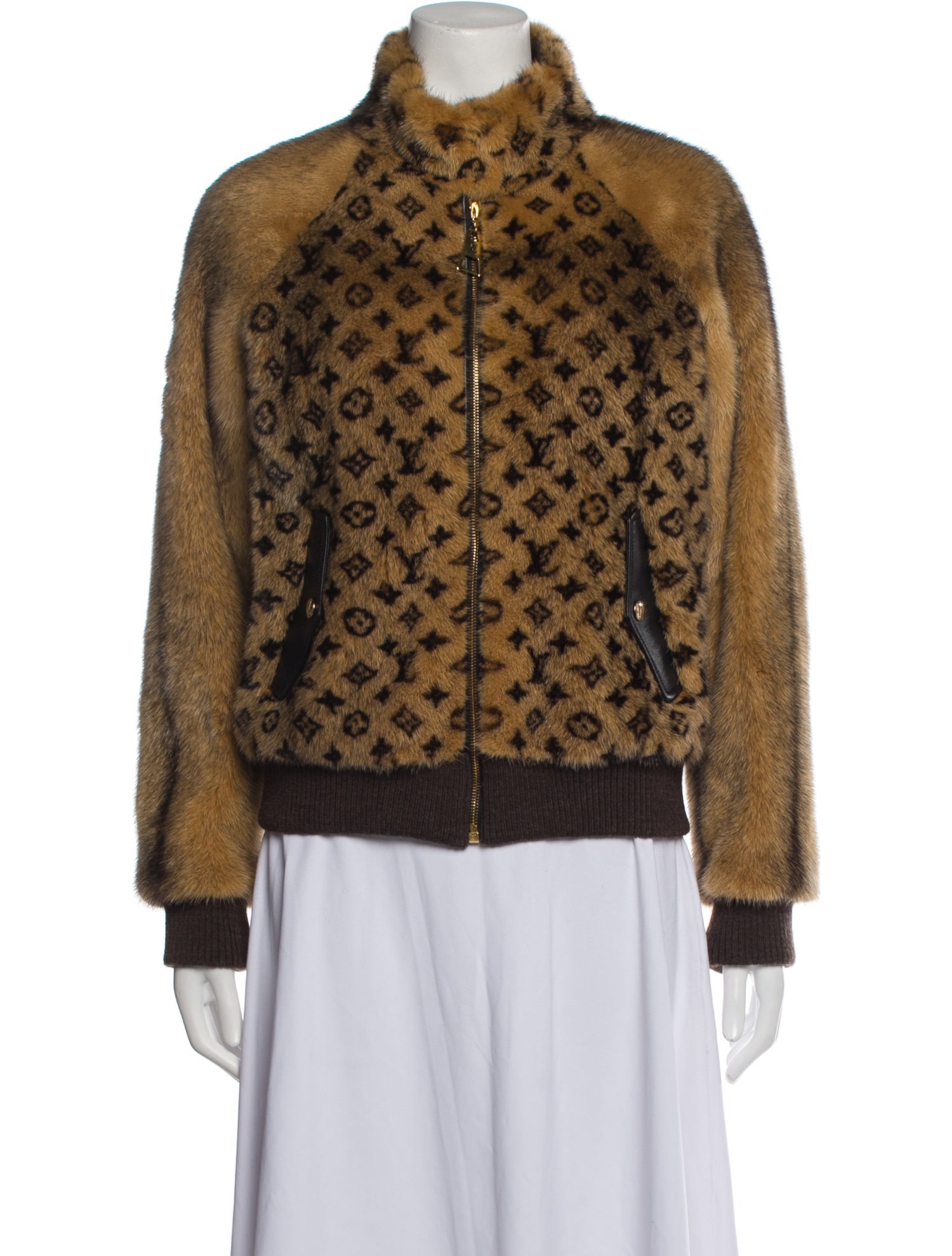 Louis Vuitton 2022 Mink Fur Jacket - Brown Jackets, Clothing ...