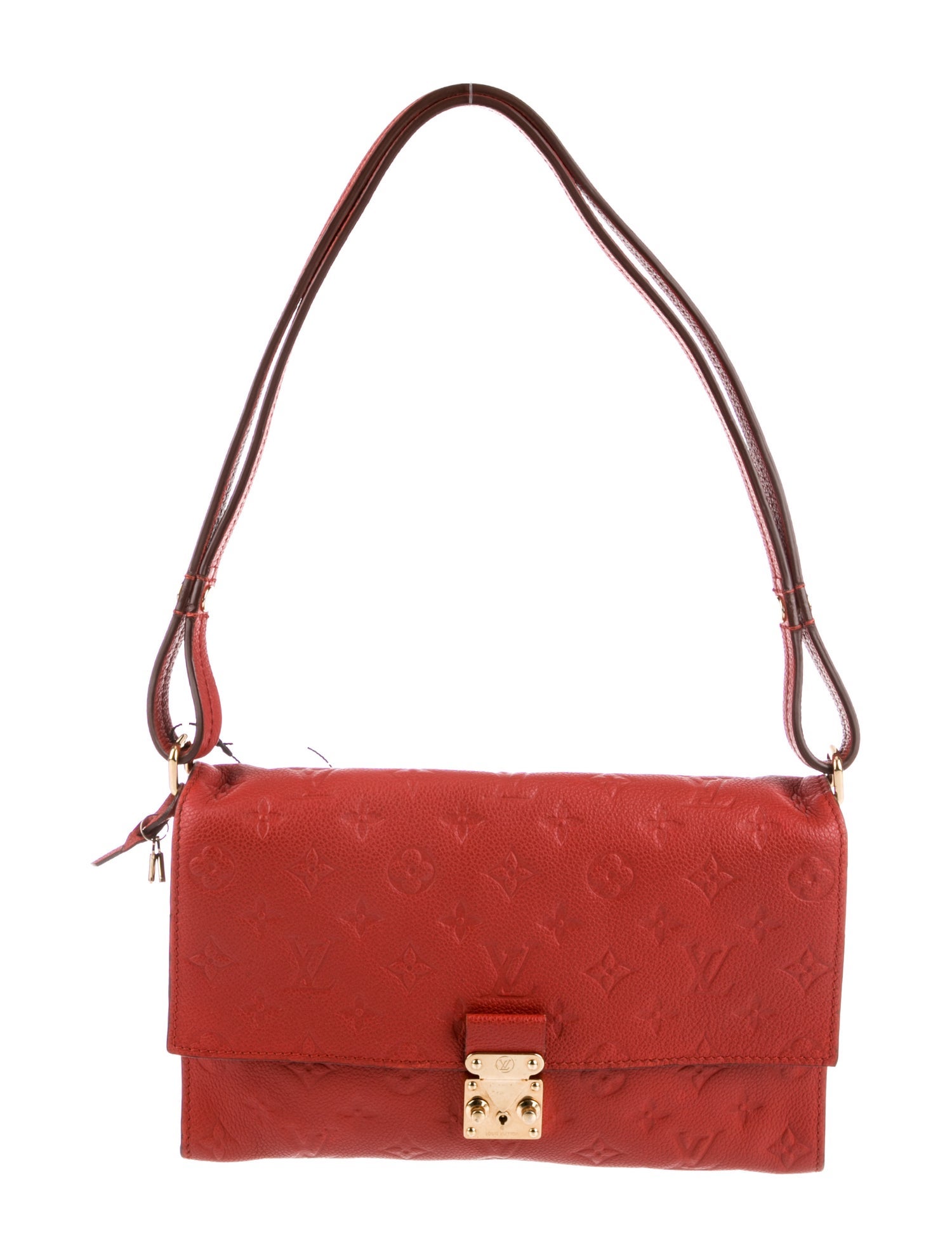 Louis Vuitton Monogram Embossed Empreinte Fascinante - Red Shoulder ...