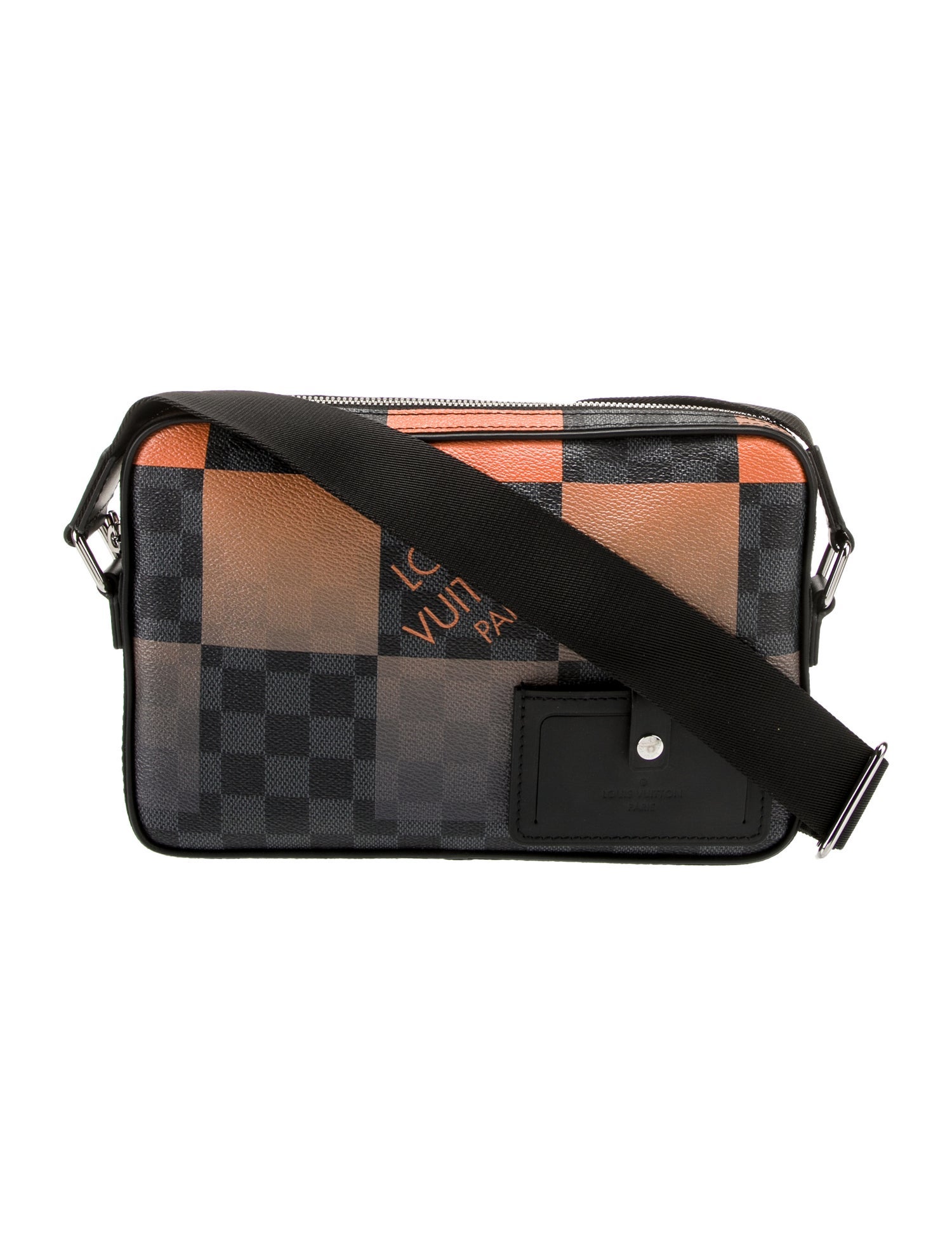 Louis Vuitton Giant Damier Graphite Alpha Messenger - Black Messenger ...