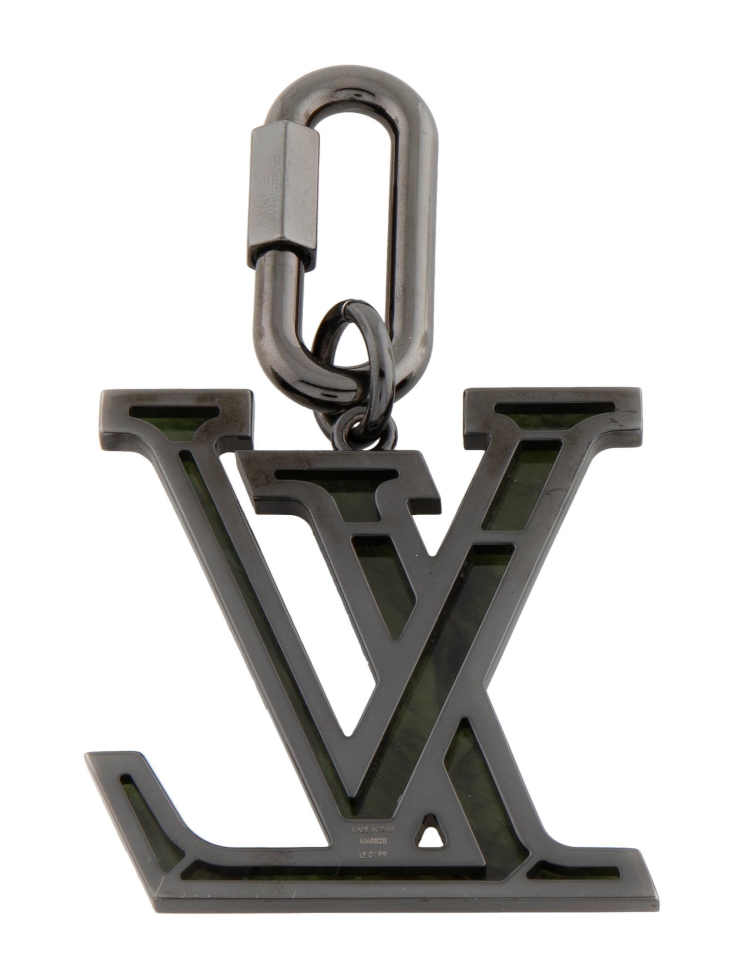 Louis Vuitton LV Initiales Bag Charm & Key Holder - Blue Keychains ...