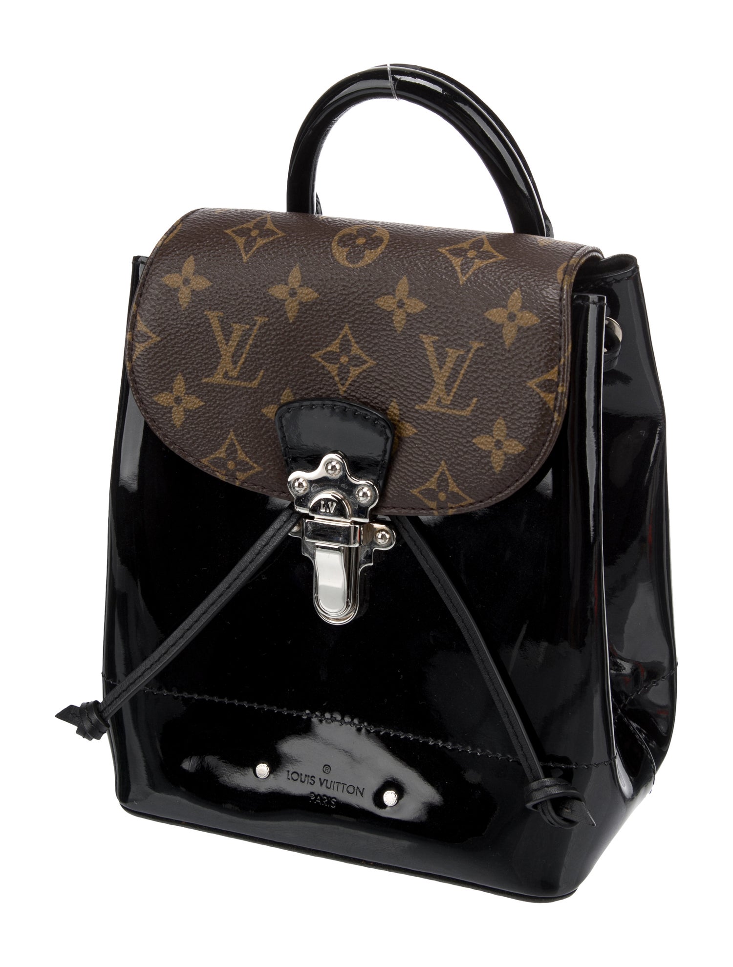 Louis Vuitton Hot Springs Patent Leather Backpack - Black Backpacks ...