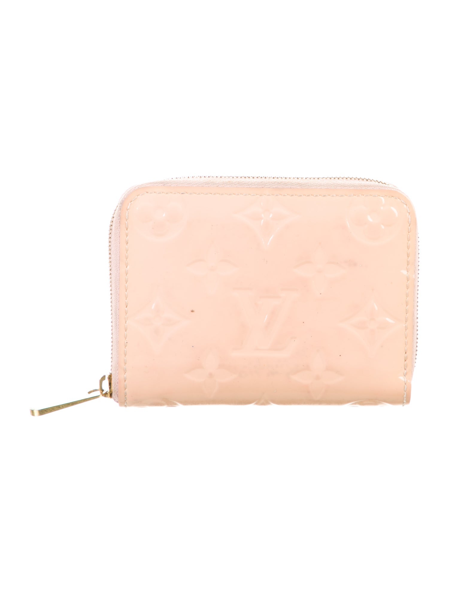 Louis Vuitton Monogram Vernis Patent Leather Zippy Coin Purse - Pink ...