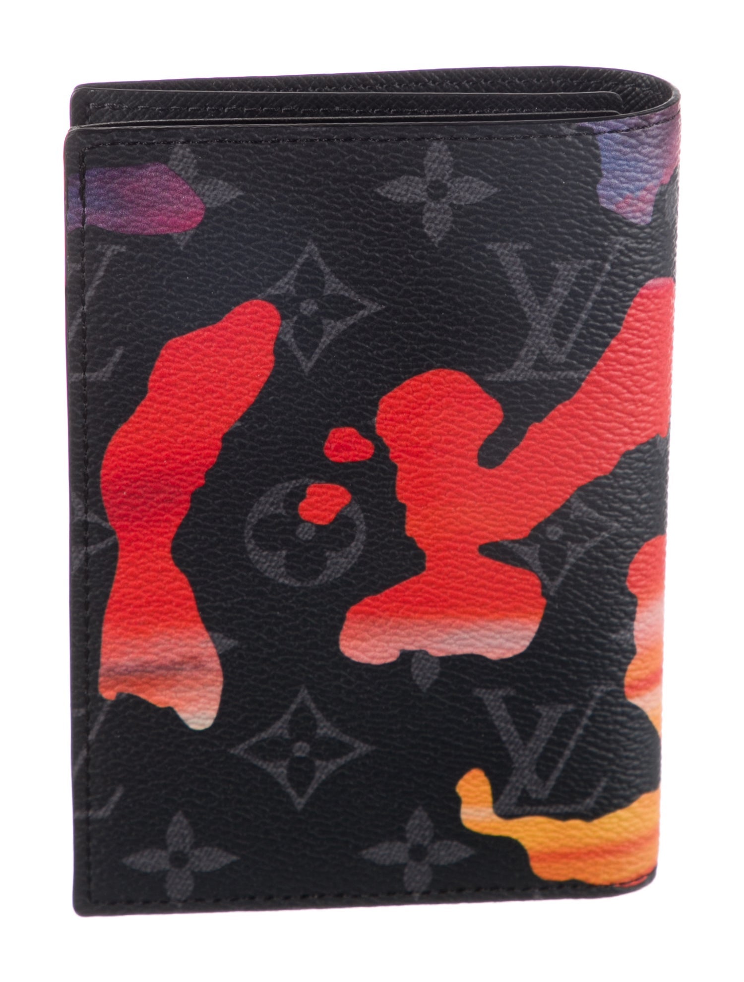 Louis Vuitton LV Monogram Coated Canvas Bifold Wallet - Black Wallets ...