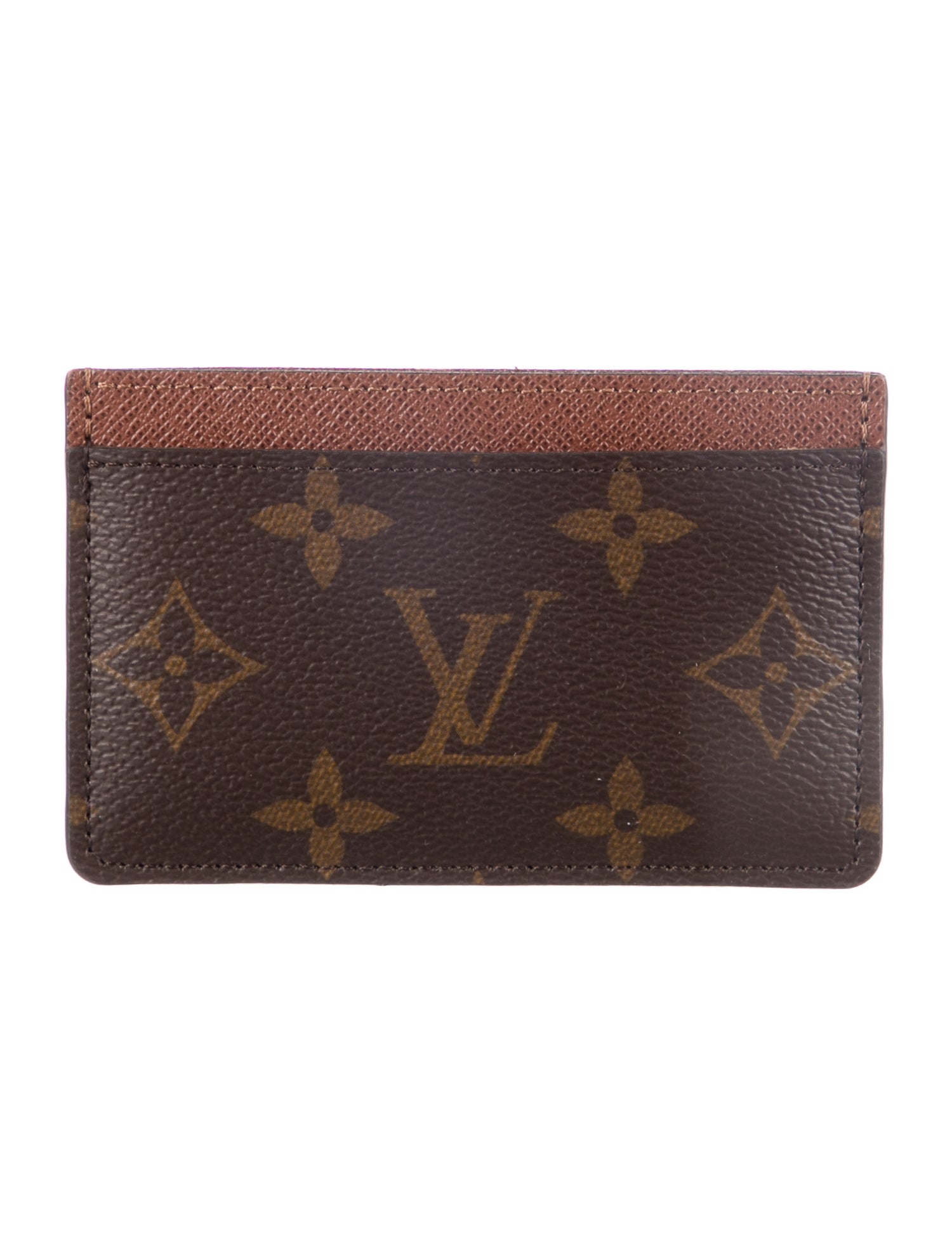 Louis Vuitton LV Monogram Card Case - Brown Wallets, Accessories ...