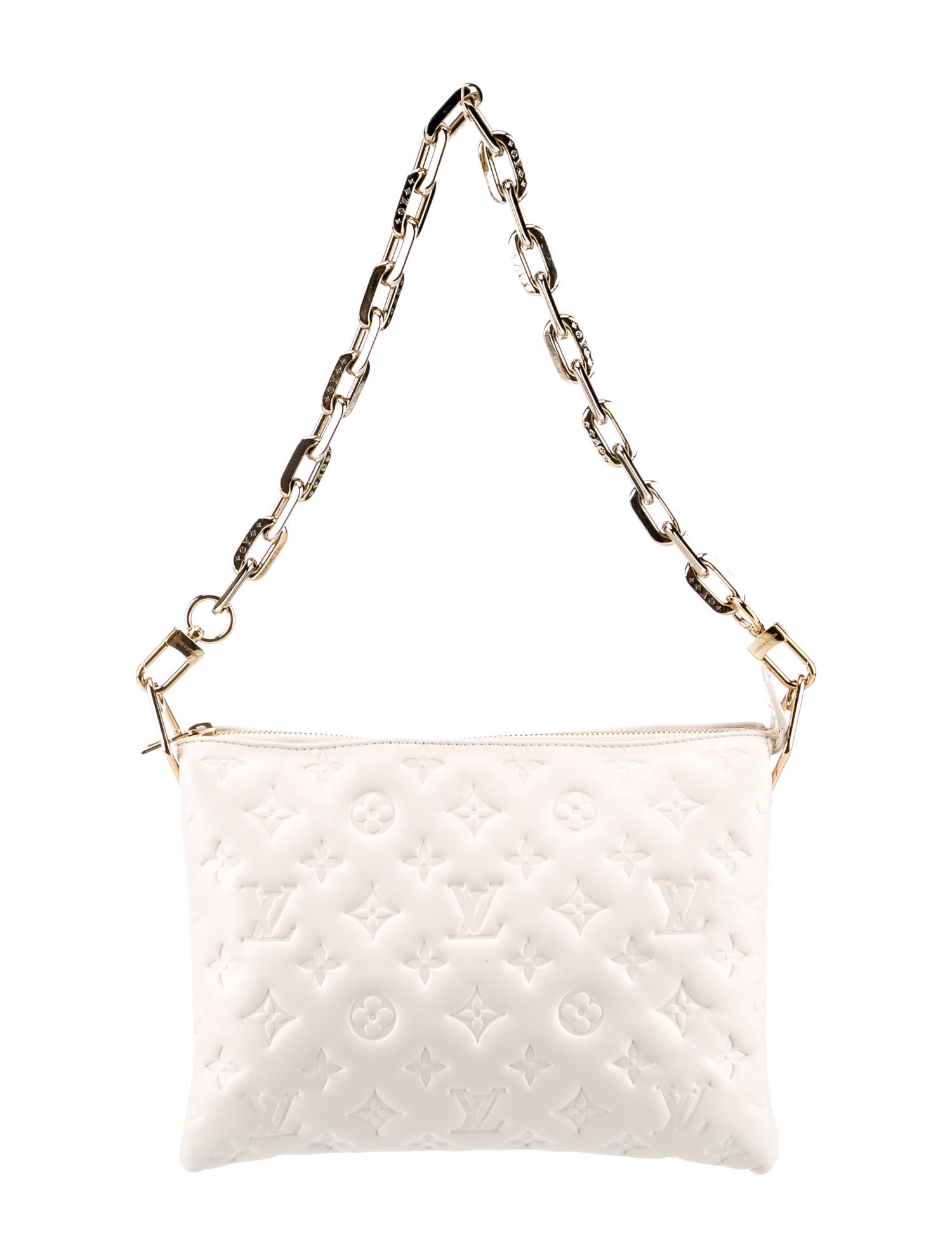 Louis Vuitton Monogram Embossed Coussin PM - Neutrals Shoulder Bags ...