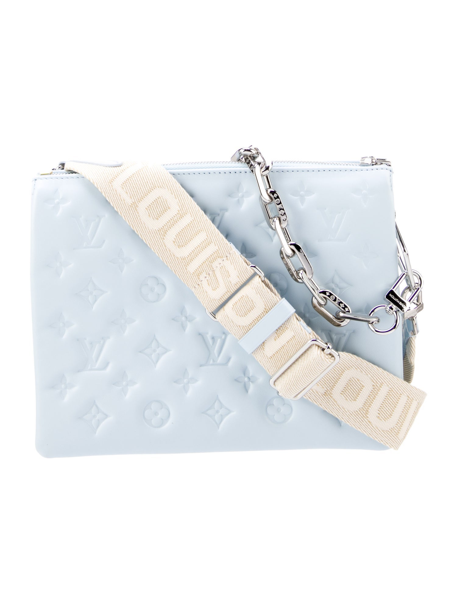 Louis Vuitton Monogram Coussin PM - Blue Crossbody Bags, Handbags ...